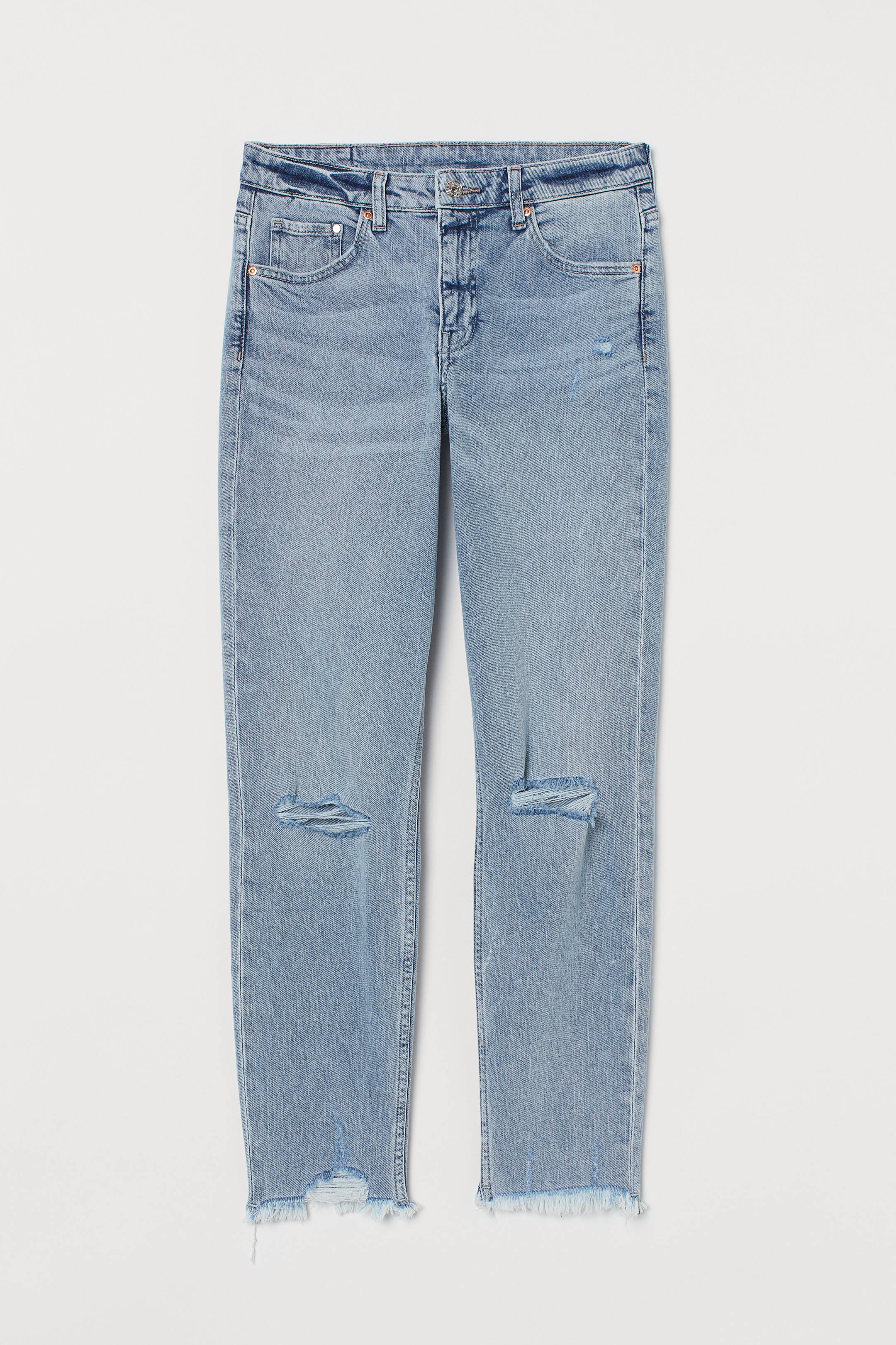 Girlfriend Regular Jeans - Light blue - Ladies | H&M HK