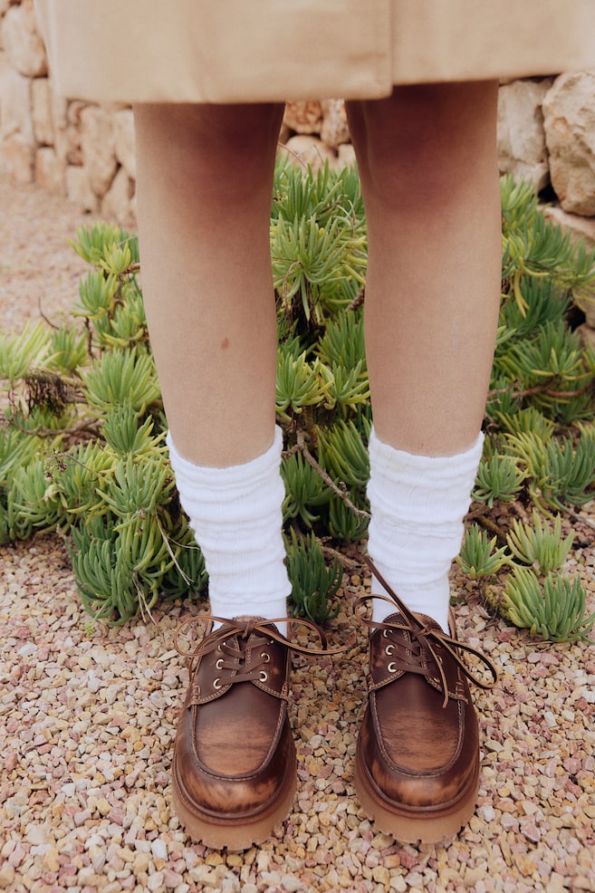 Chunky deck shoes - Brown - Ladies | H&M GB