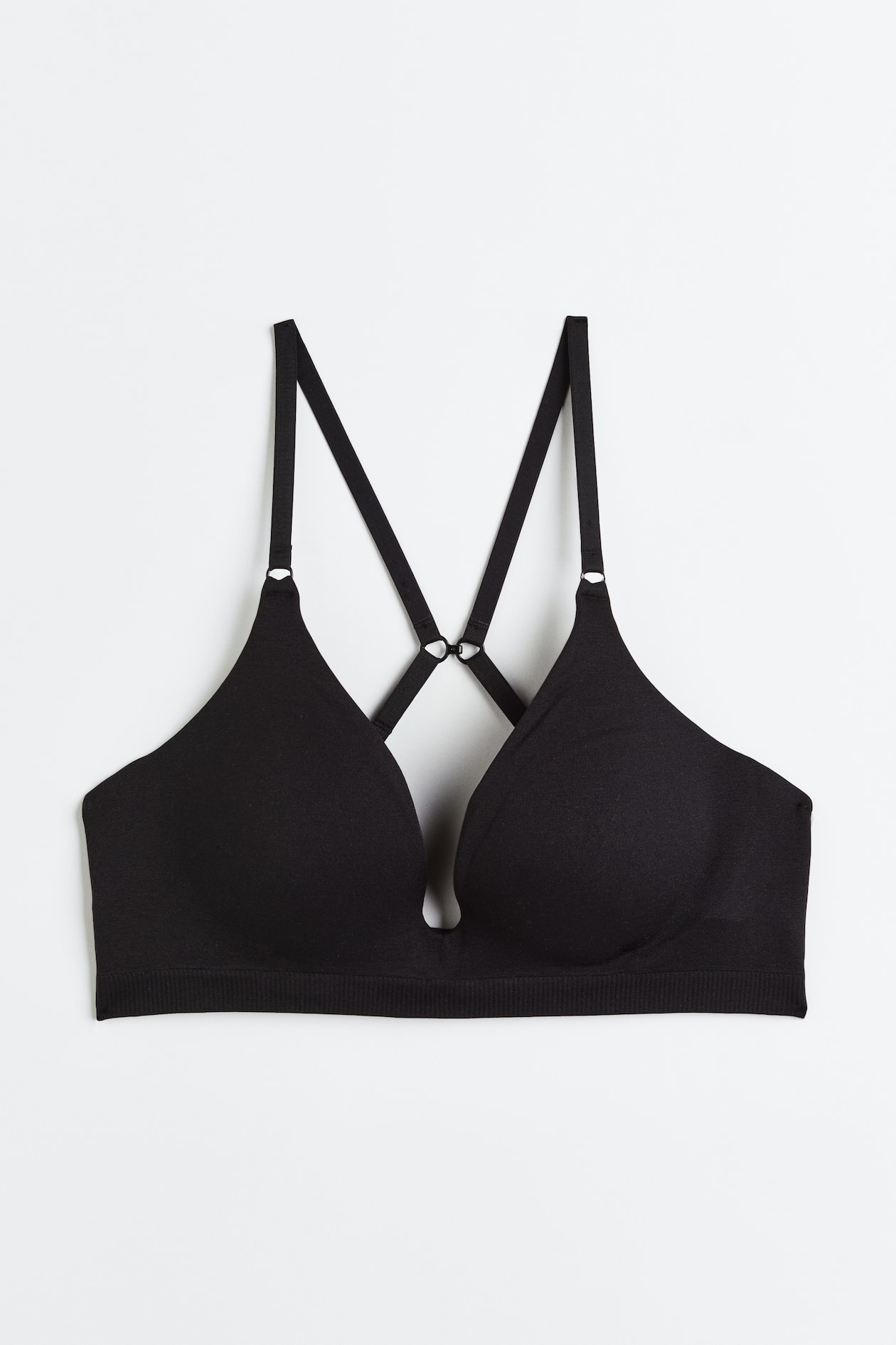 Seamless Push-up-BH aus Jersey - Schwarz - Ladies | H&M DE