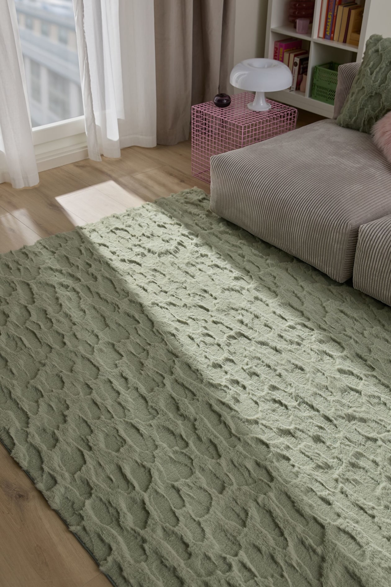 Tapete De Pele Immy - Verde - benuta - HOME | H&M PT