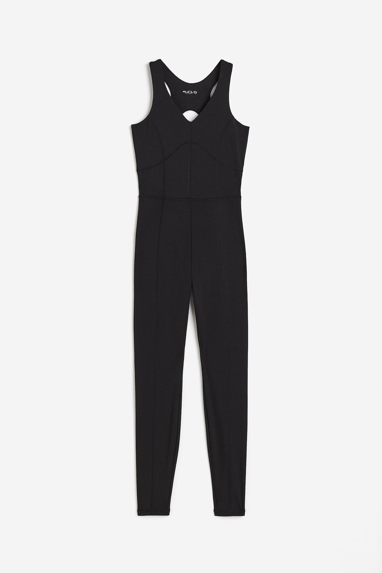 Open-back sports unitard in DryMove™ - Black - Ladies | H&M GB