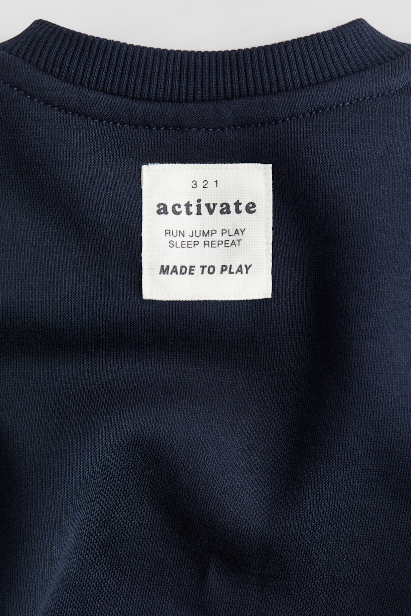 Conjunto 2 piezas en french terry interior peinado - Azul marino - Kids ...