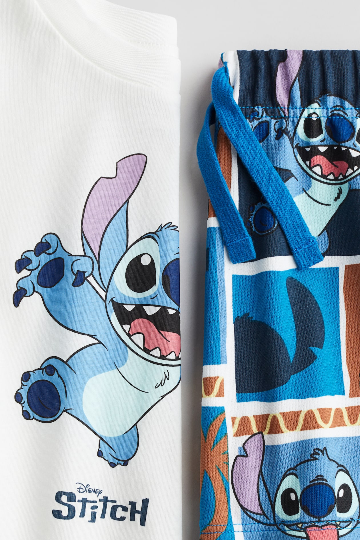 2-piece Printed Set - White/Lilo & Stitch - Kids | H&M US