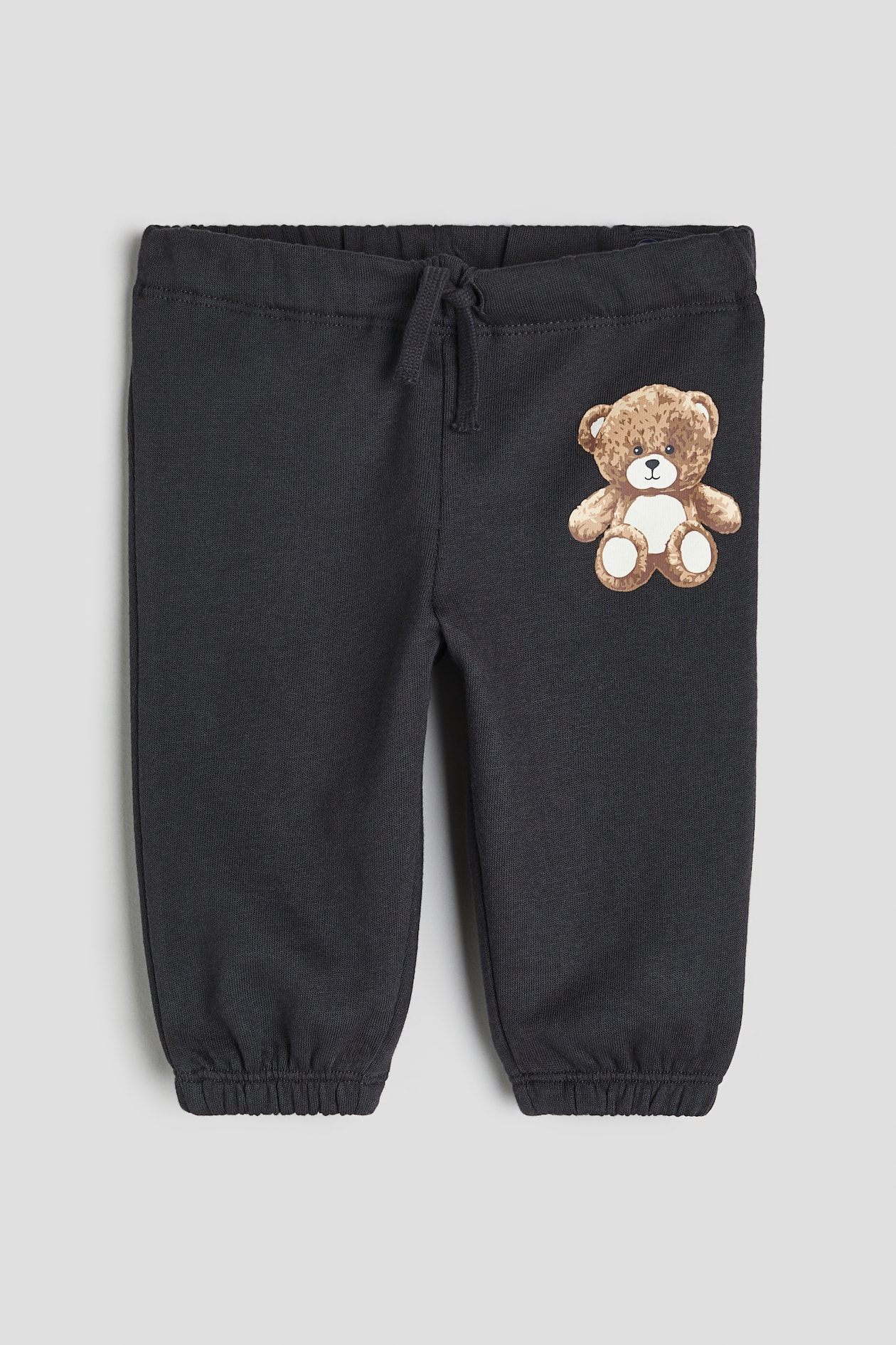 Dark gray/teddy bear Joggers for kids | H&M US