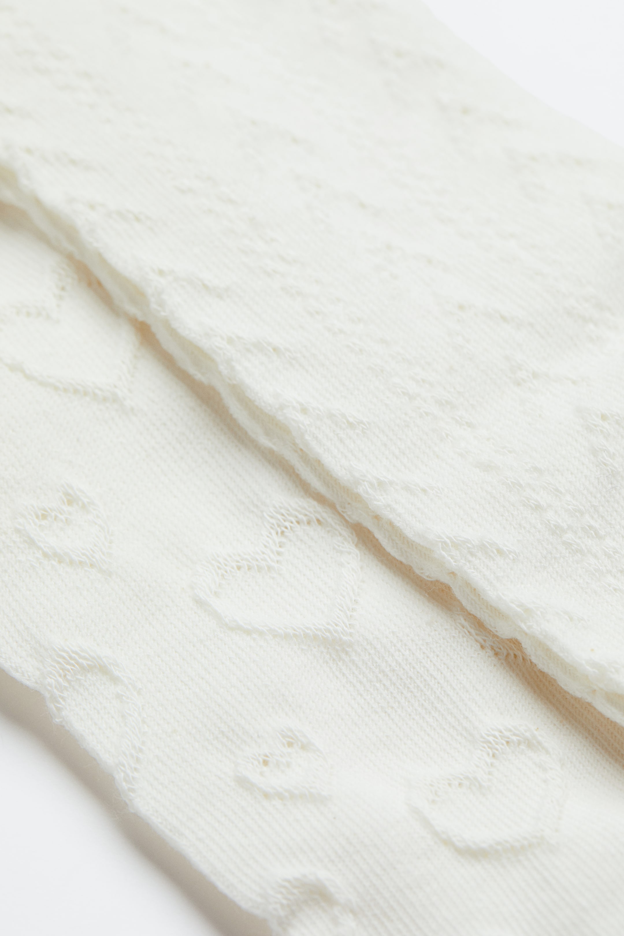 2-pack pointelle tights - White/Hearts - Kids | H&M GB