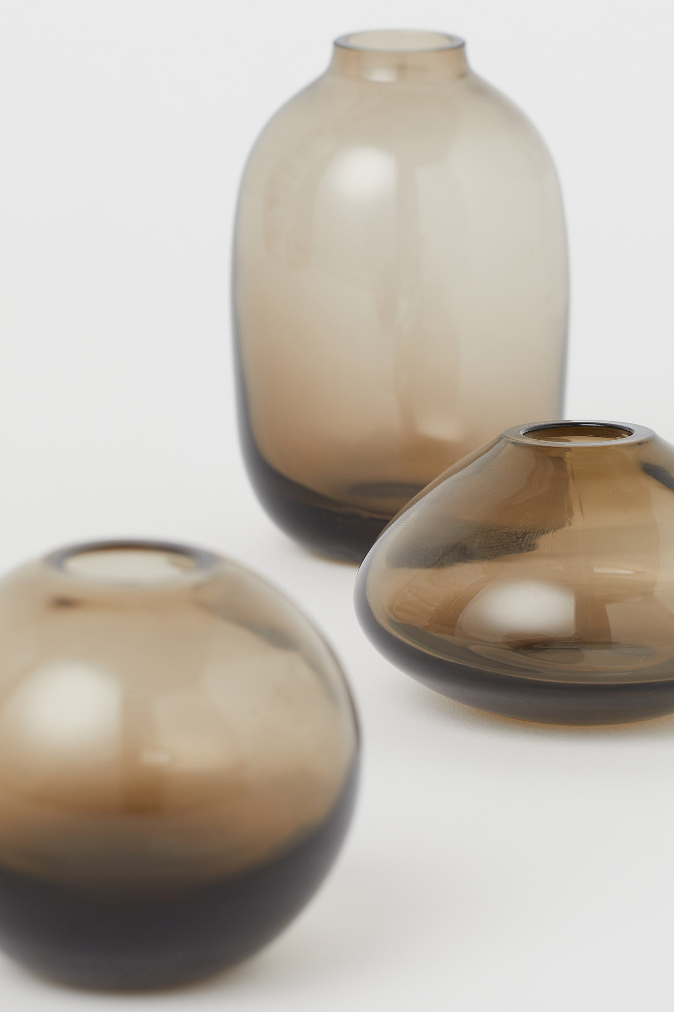 Clear Glass Mini Vase - Beige - Home All | H&M US