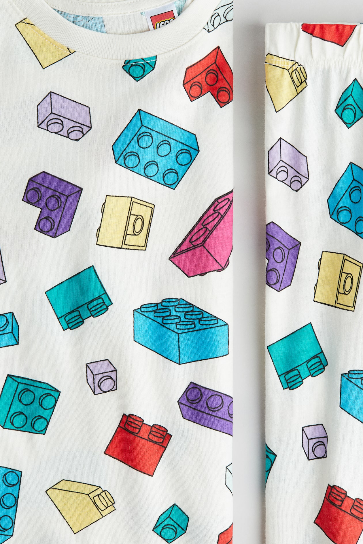 White/LEGO Printed cotton jersey pyjamas for kids | H&M GB