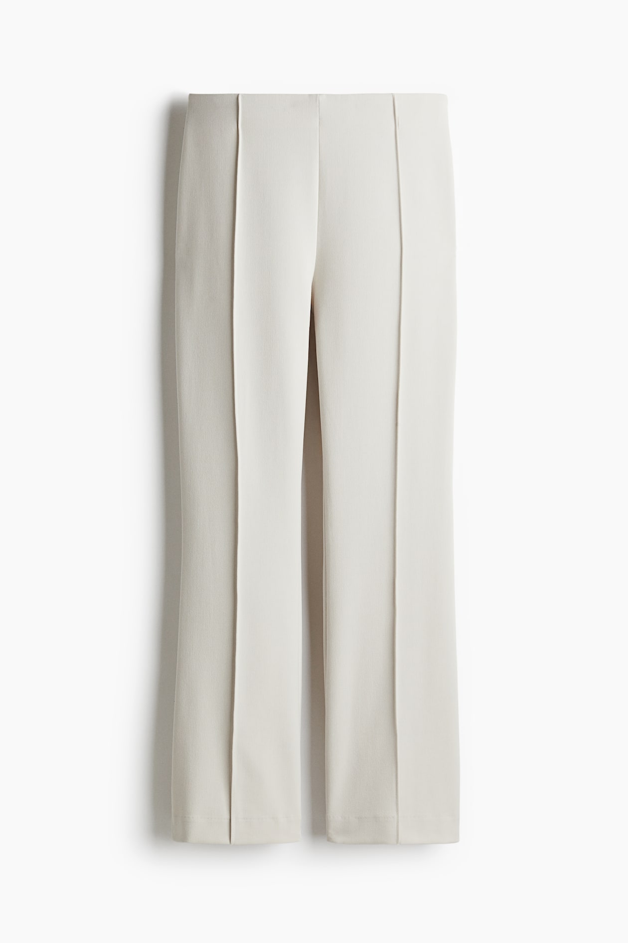 Flared Creased Pants - Light taupe - Ladies | H&M US