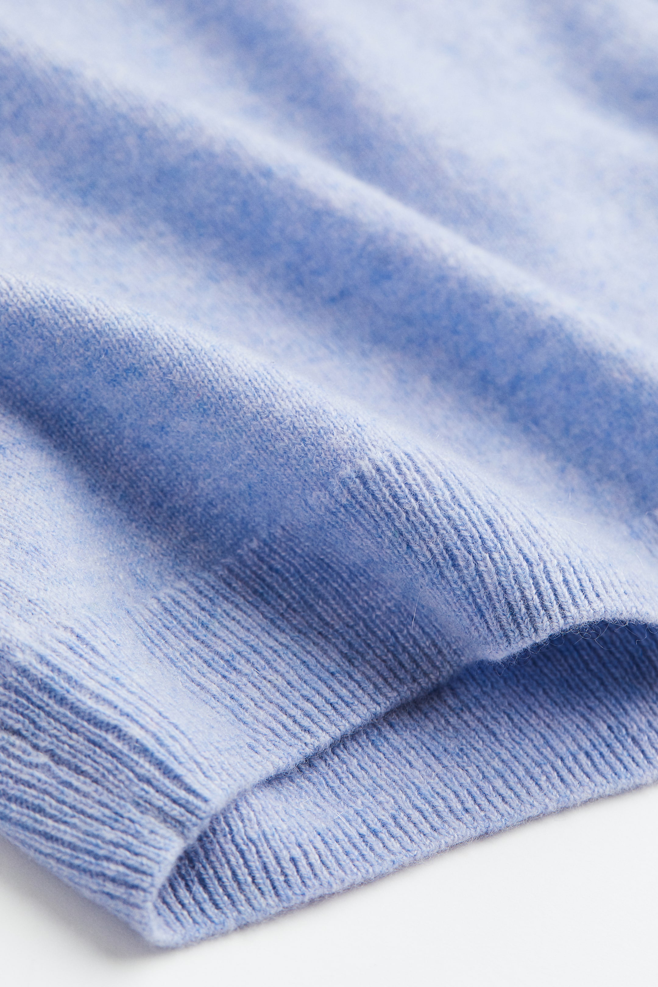 Fine-knit cashmere jumper - Light blue marl - Ladies | H&M IE