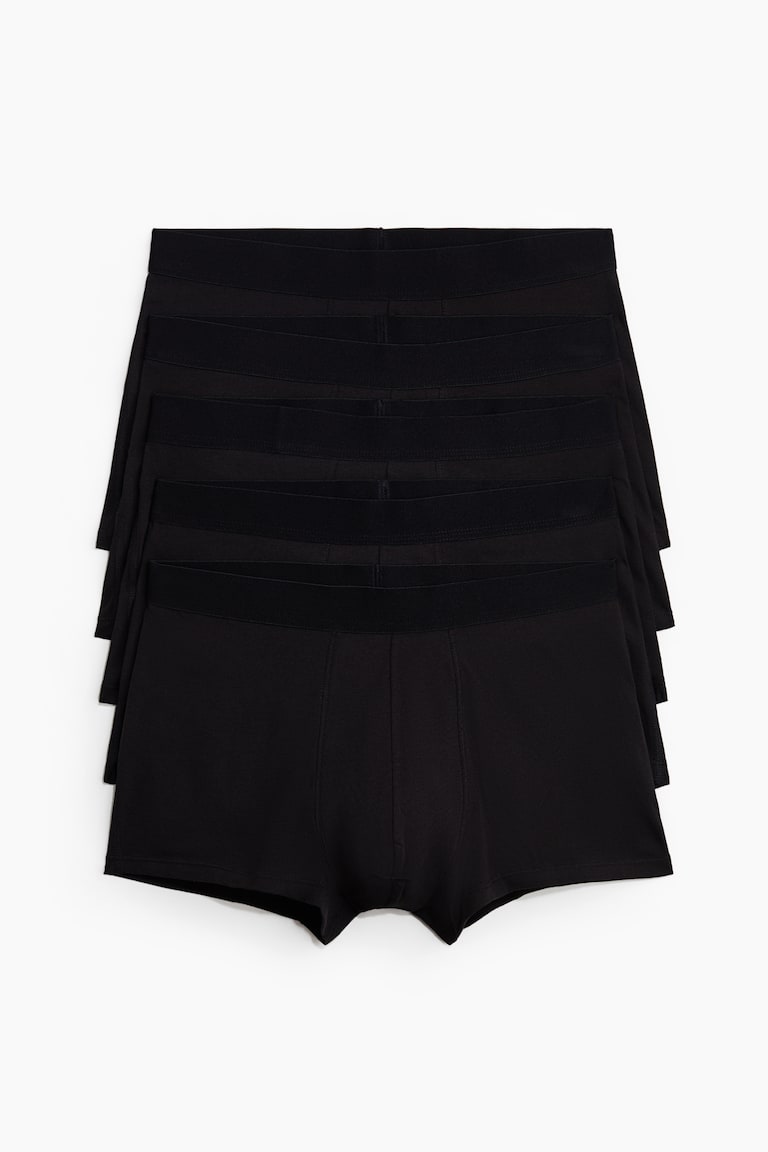Men’s Black 5-pack Short Boxer Briefs with Lycra® | H&M US