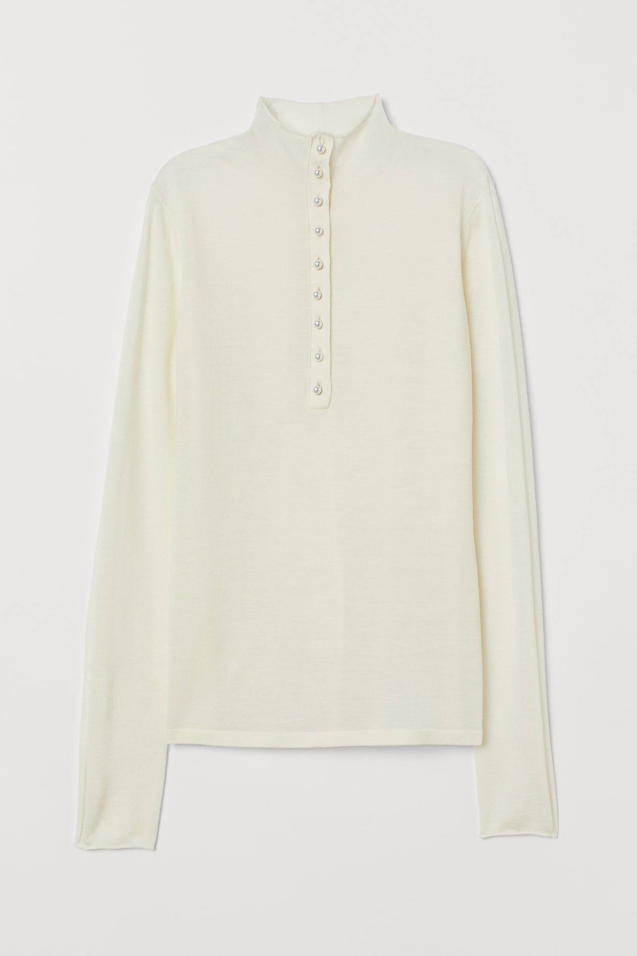 Merino Wool Sweater - Cream - Ladies | H&M US