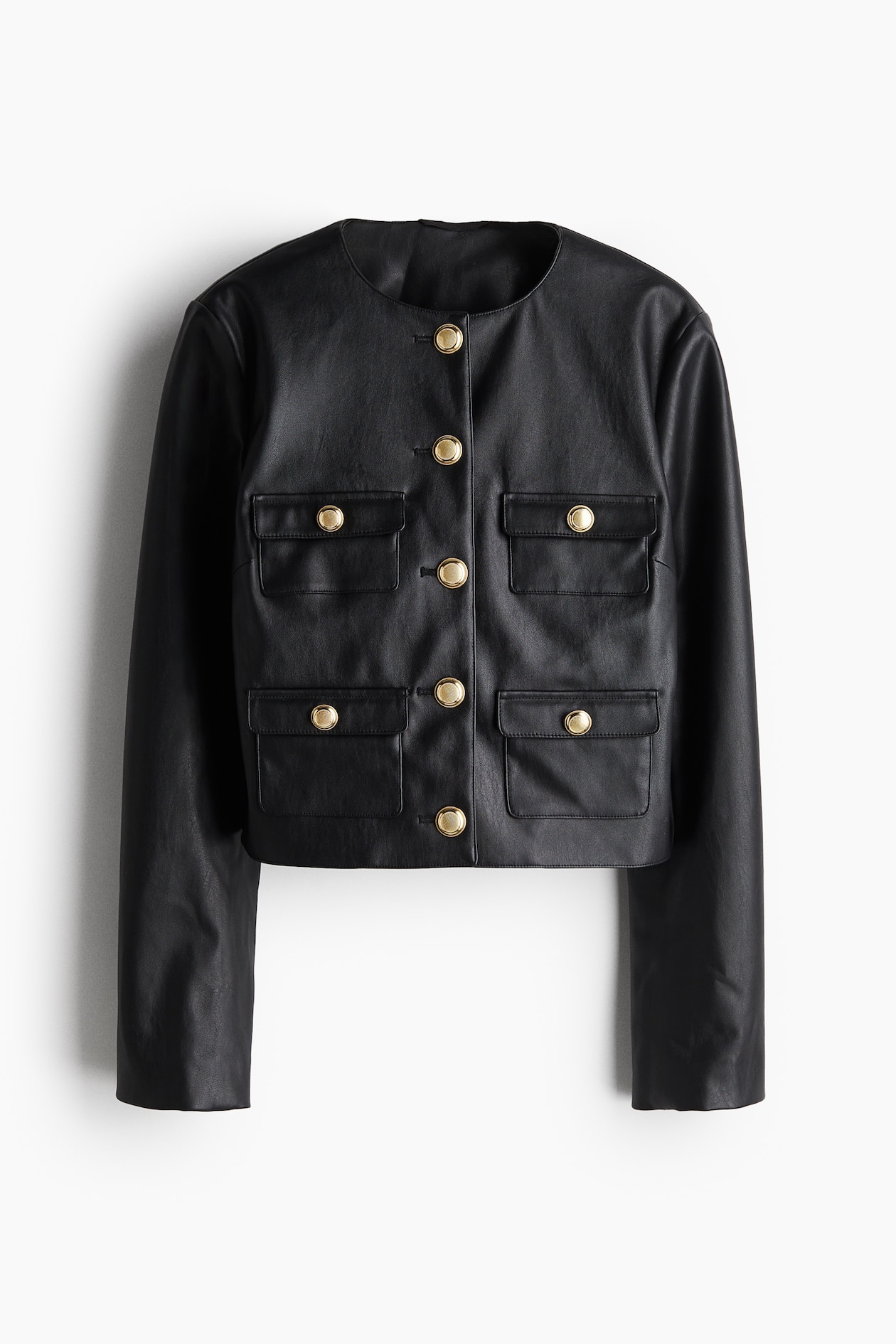 Women's Black Coated Jacket | H&M US