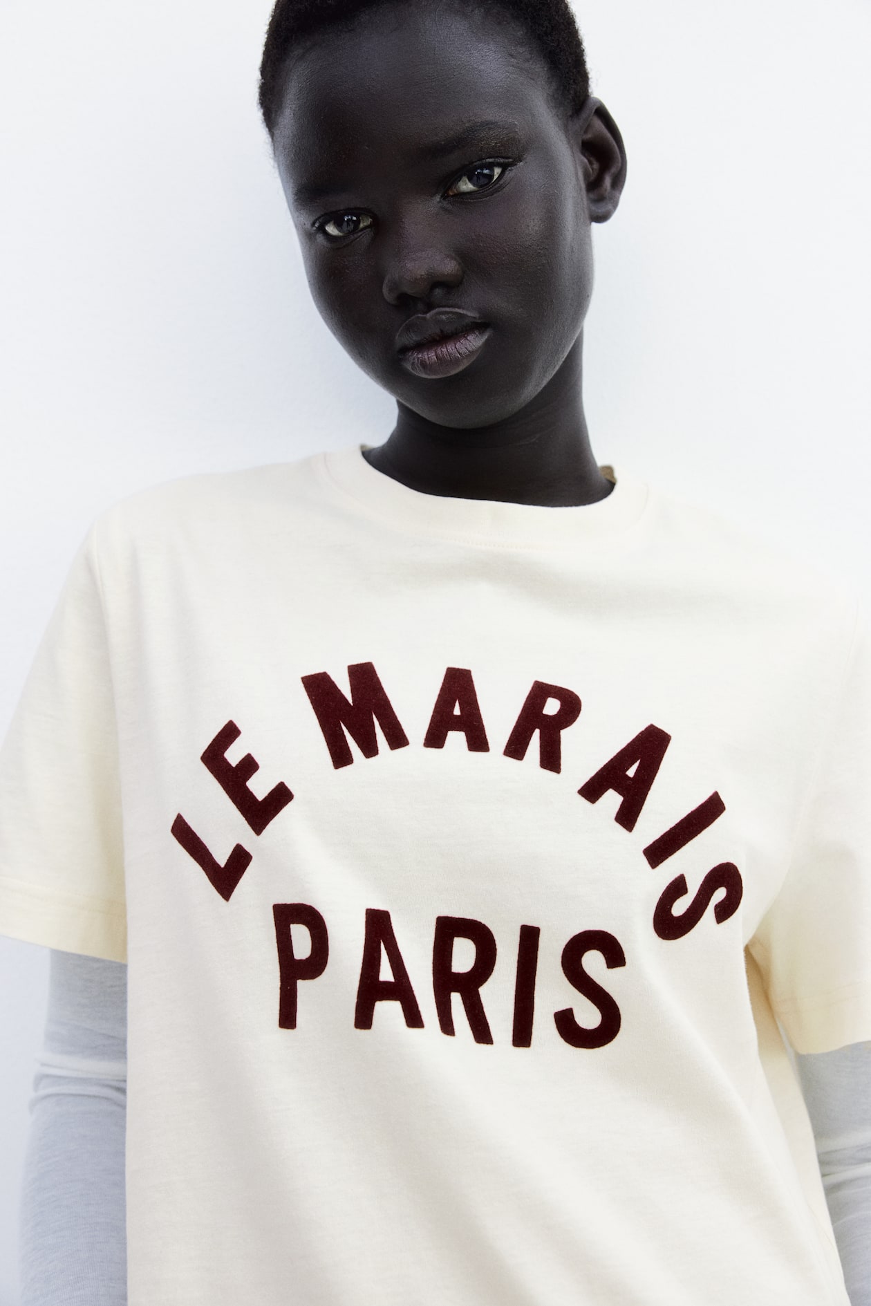 Tricou cu imprimeu - Bej-deschis/Le Marais - FEMEI | H&M RO