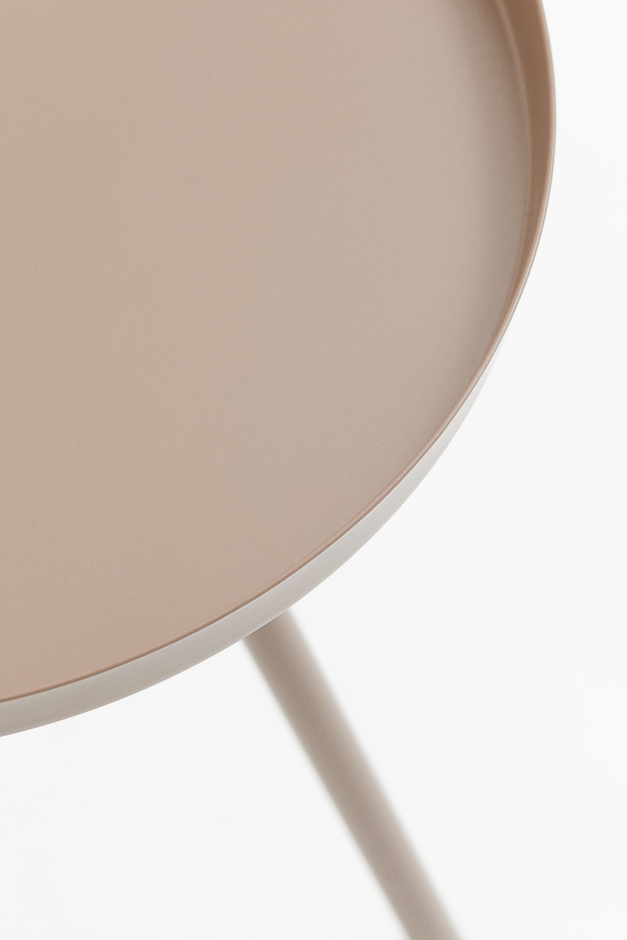 Beige Small Metal Side Table at H&M Home | H&M US
