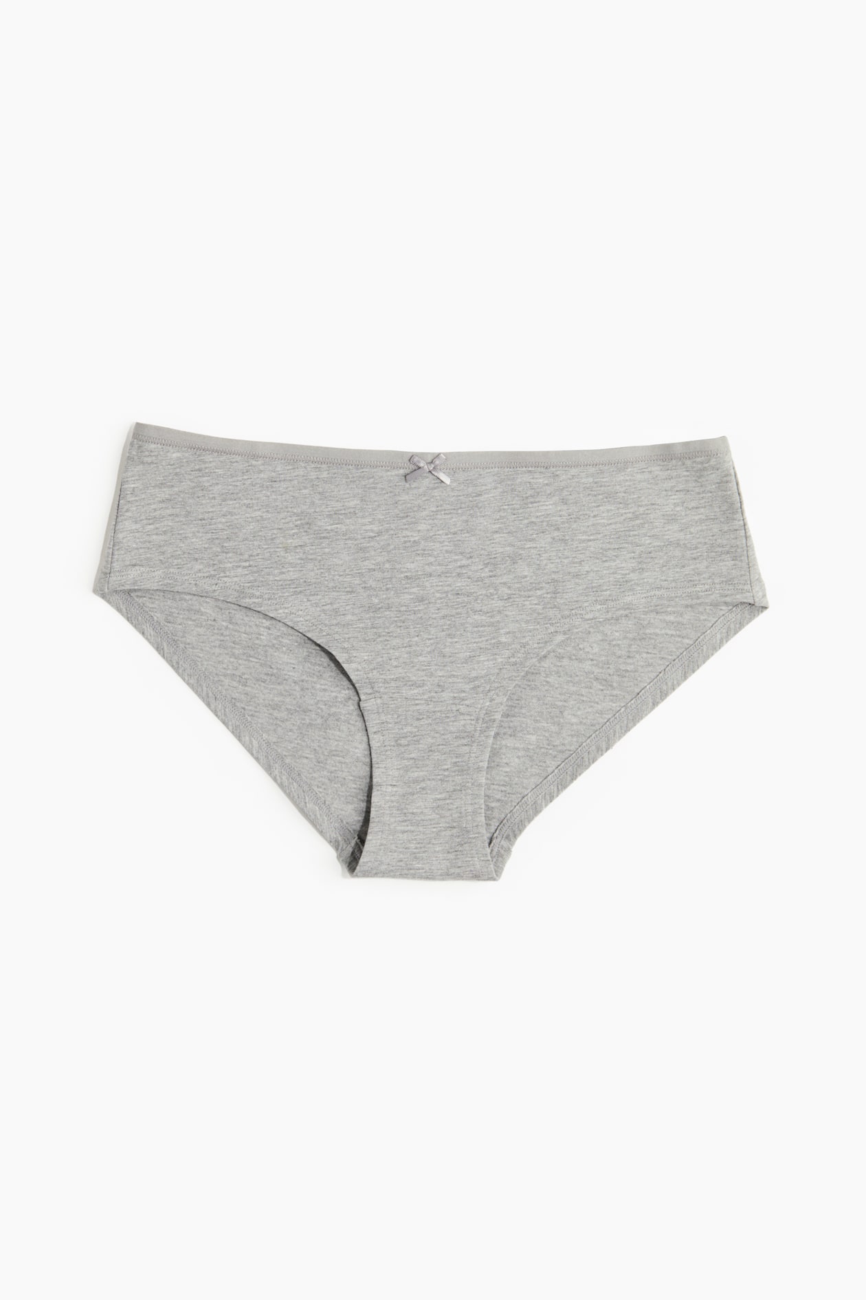 5-Pack Cotton Hipster Briefs - Gray melange/dark gray melange - Ladies ...