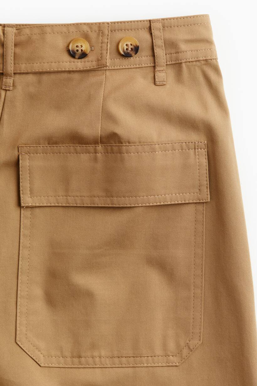 Wide utility trousers - Beige - Ladies | H&M GB