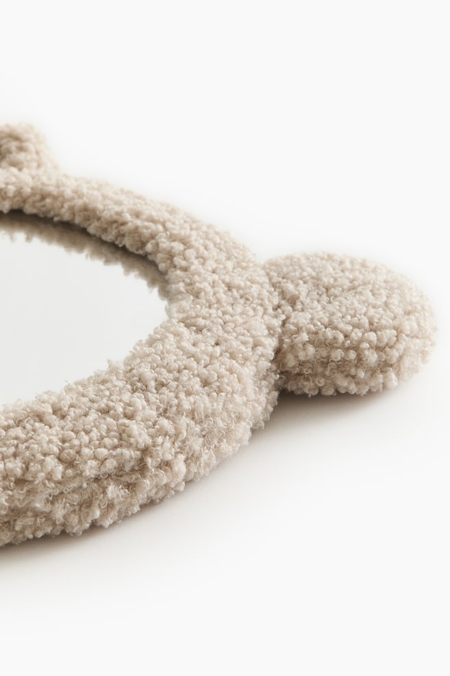 Fluffy mirror - Beige - Home All | H&M US