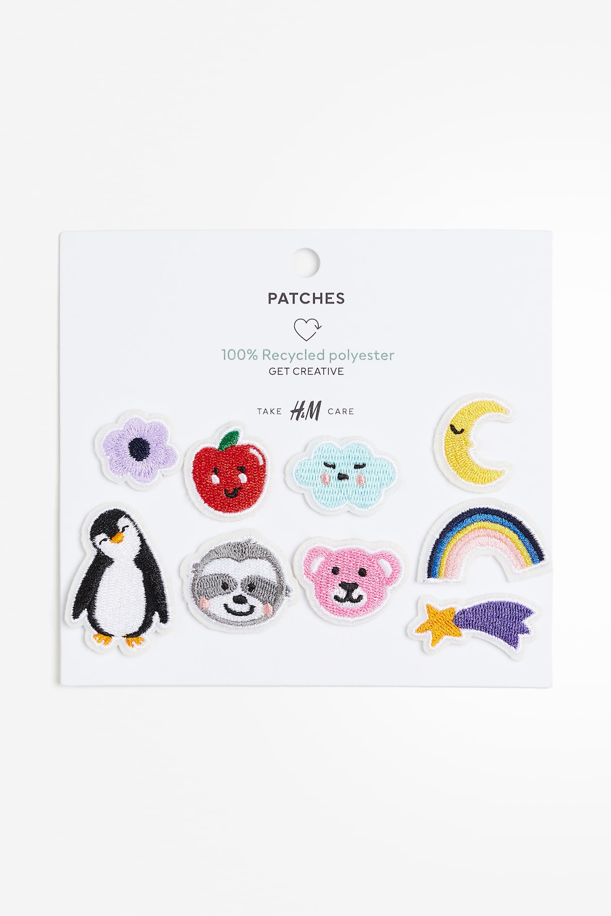 9-pack Repair Patches - Purple/yellow - Kids | H&M PH