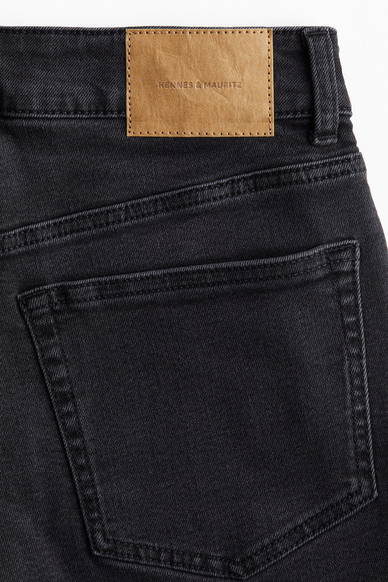 Women's Dark denim gray Skinny High Denim Shorts | H&M US