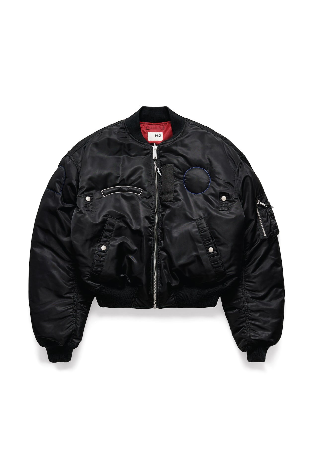 Men’s Black/burgundy Reversible Bomber Jacket | H&M PH
