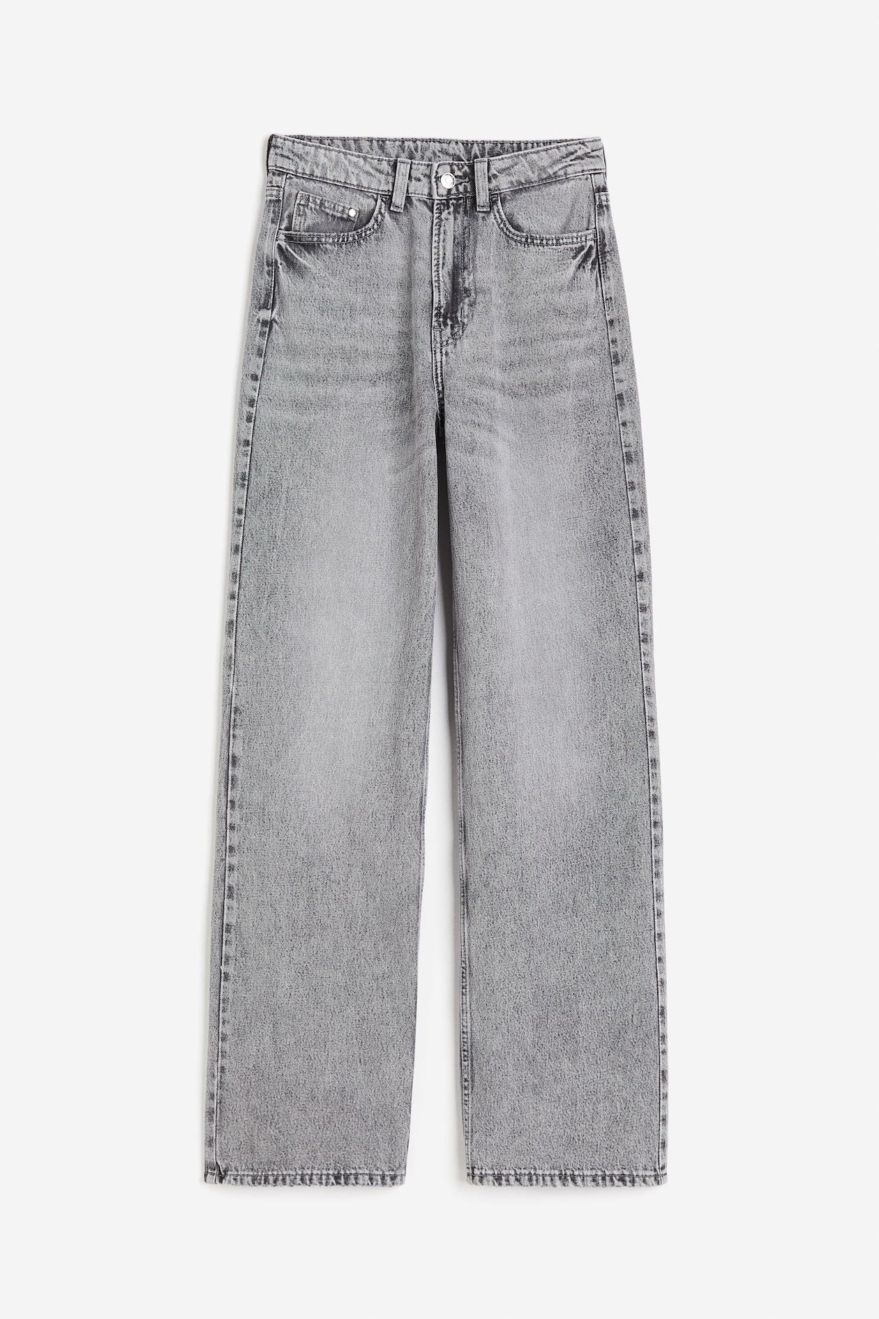 Women's Grey Wide Ultra High Jeans | H&M GB