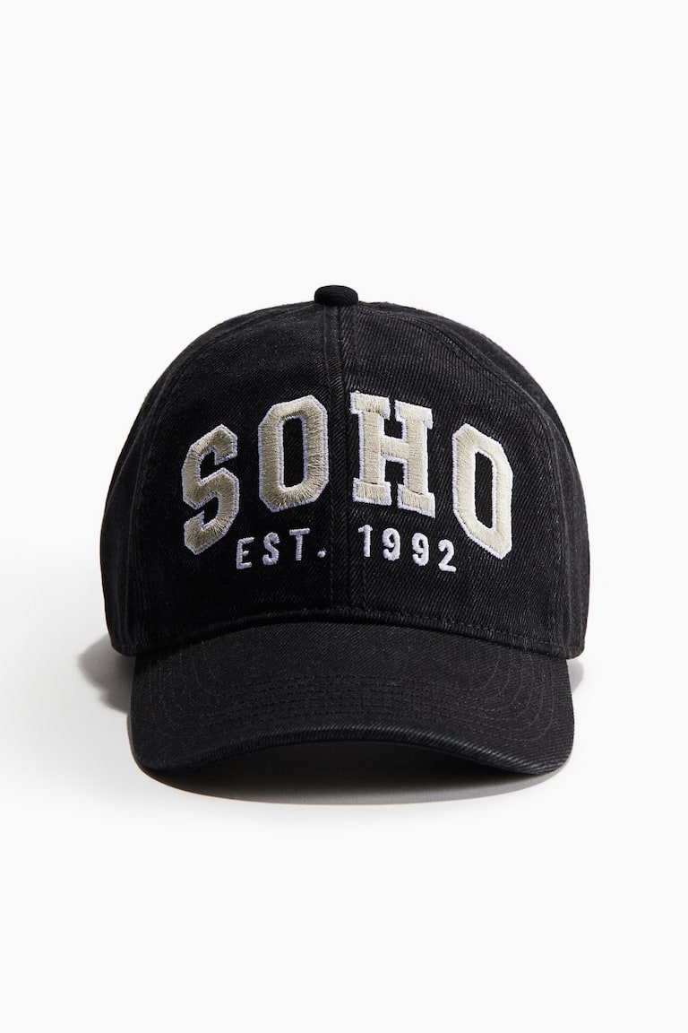 Women's Black/SOHO Washed-look Twill Cap | H&M CA