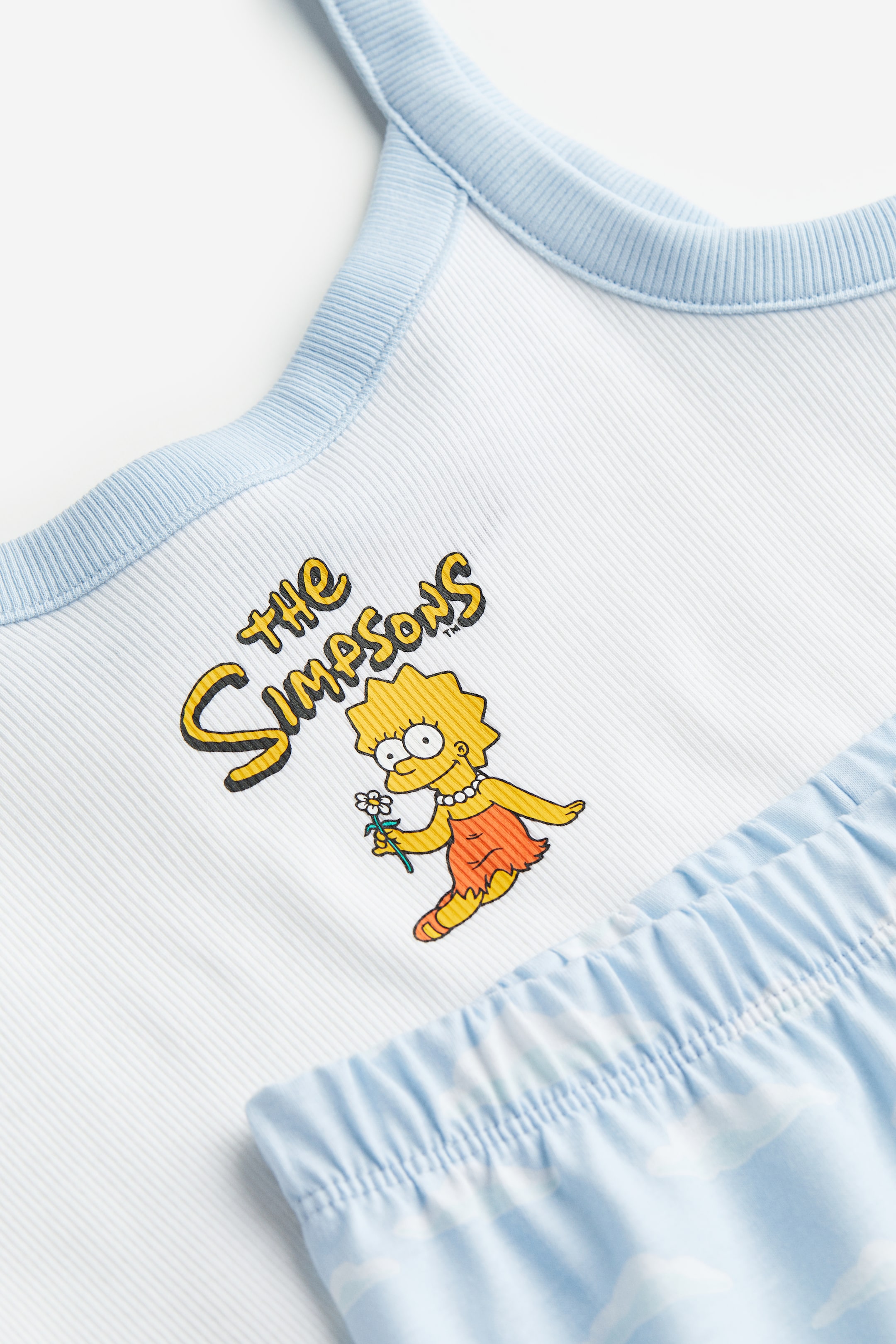 Pyjama met print - Lichtblauw/The Simpsons - KINDEREN | H&M NL