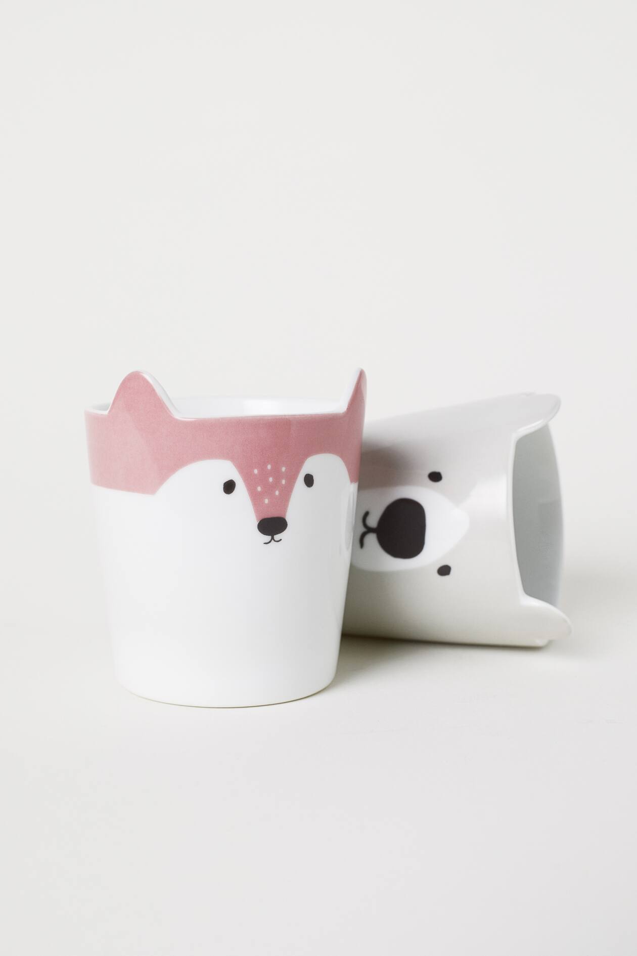 Cup with ears - Mörkrosa/Räv - Home All | H&M SE