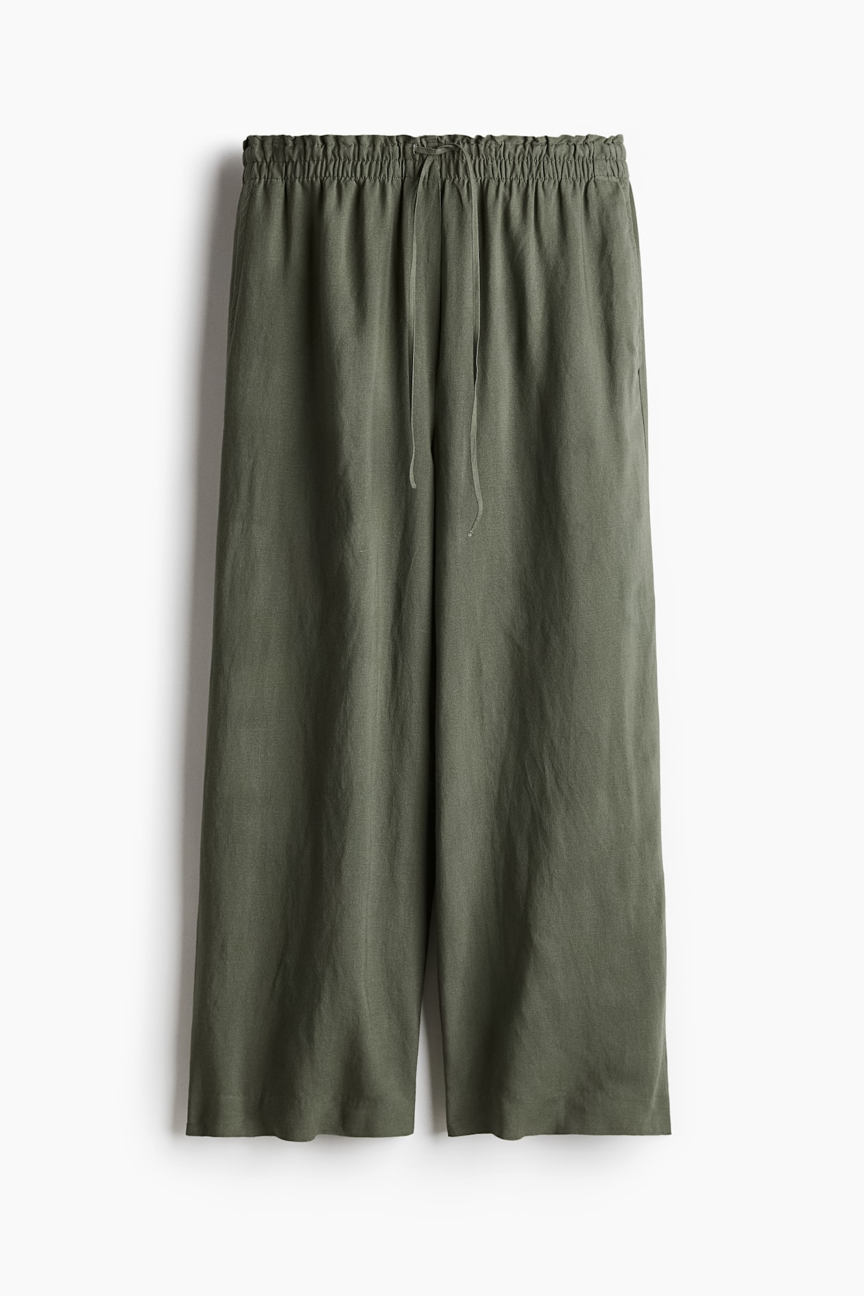 Women's Dark khaki green Ankle-Length Pants | H&M CA
