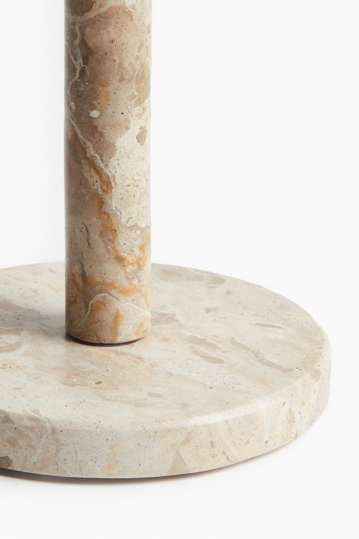 Beige/marbled Marble Paper Towel Holder at H&M Home | H&M US