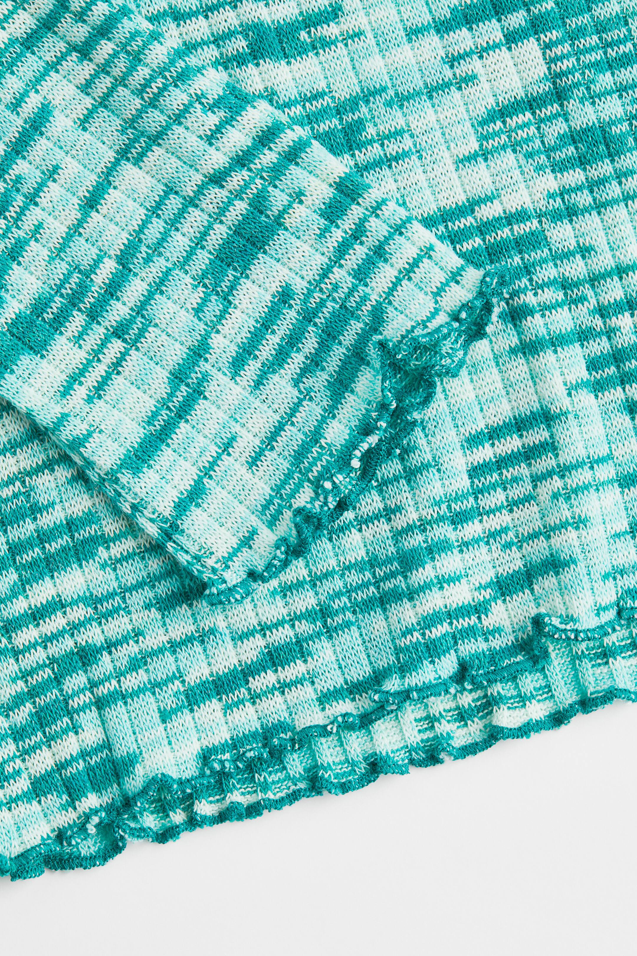 2-piece rib-knit set - Dark green/Light green - Kids | H&M HK