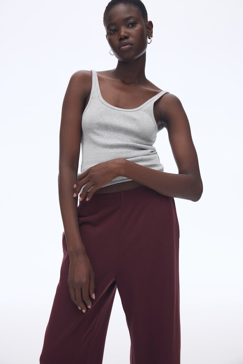Sweatpants - Burgundy - Ladies | H&M GB