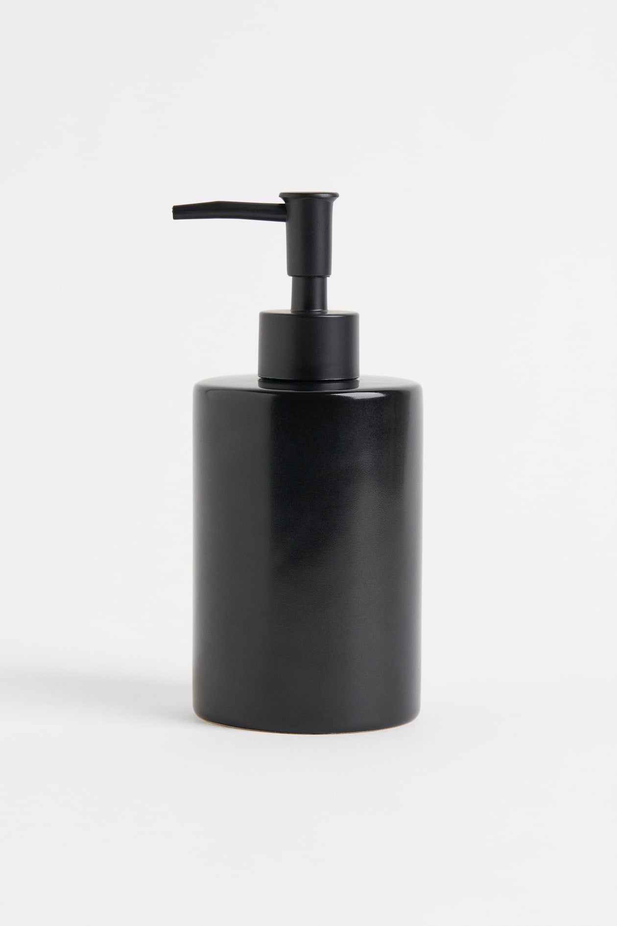 Earthenware Soap Dispenser - Black - Home All | H&M US