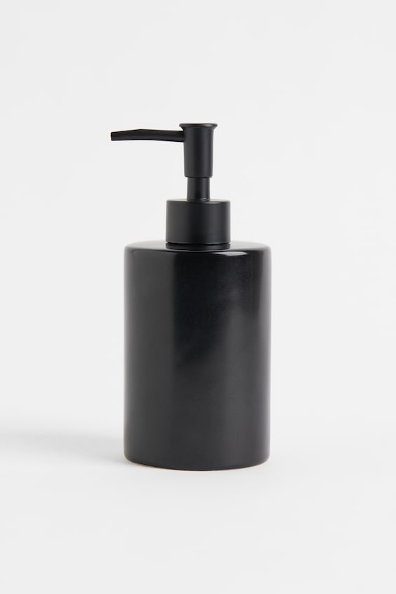 Black Earthenware Soap Dispenser at H&M Home | H&M US