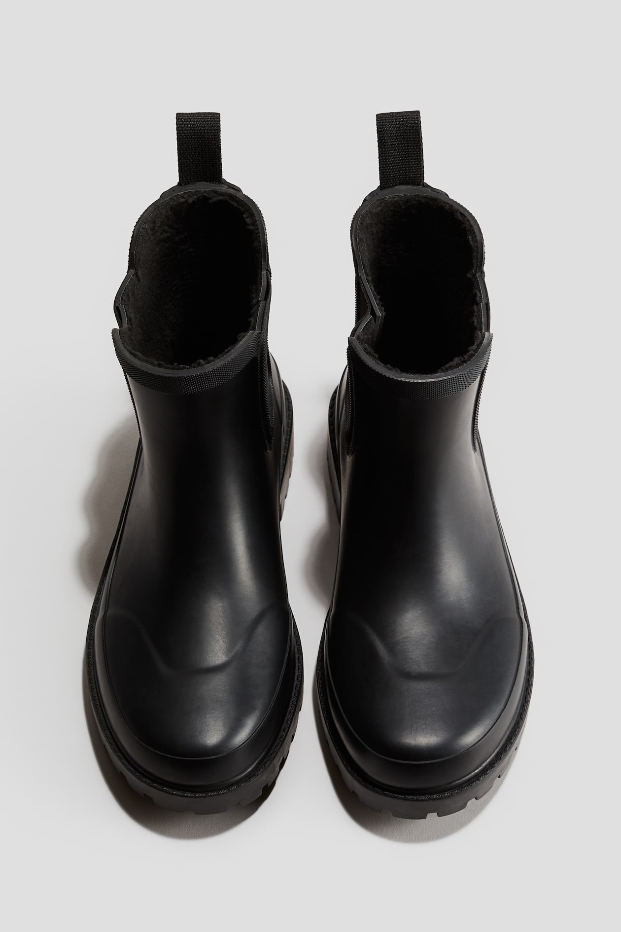 Fleece-Lined Rubber Boots - Black - Kids | H&M US