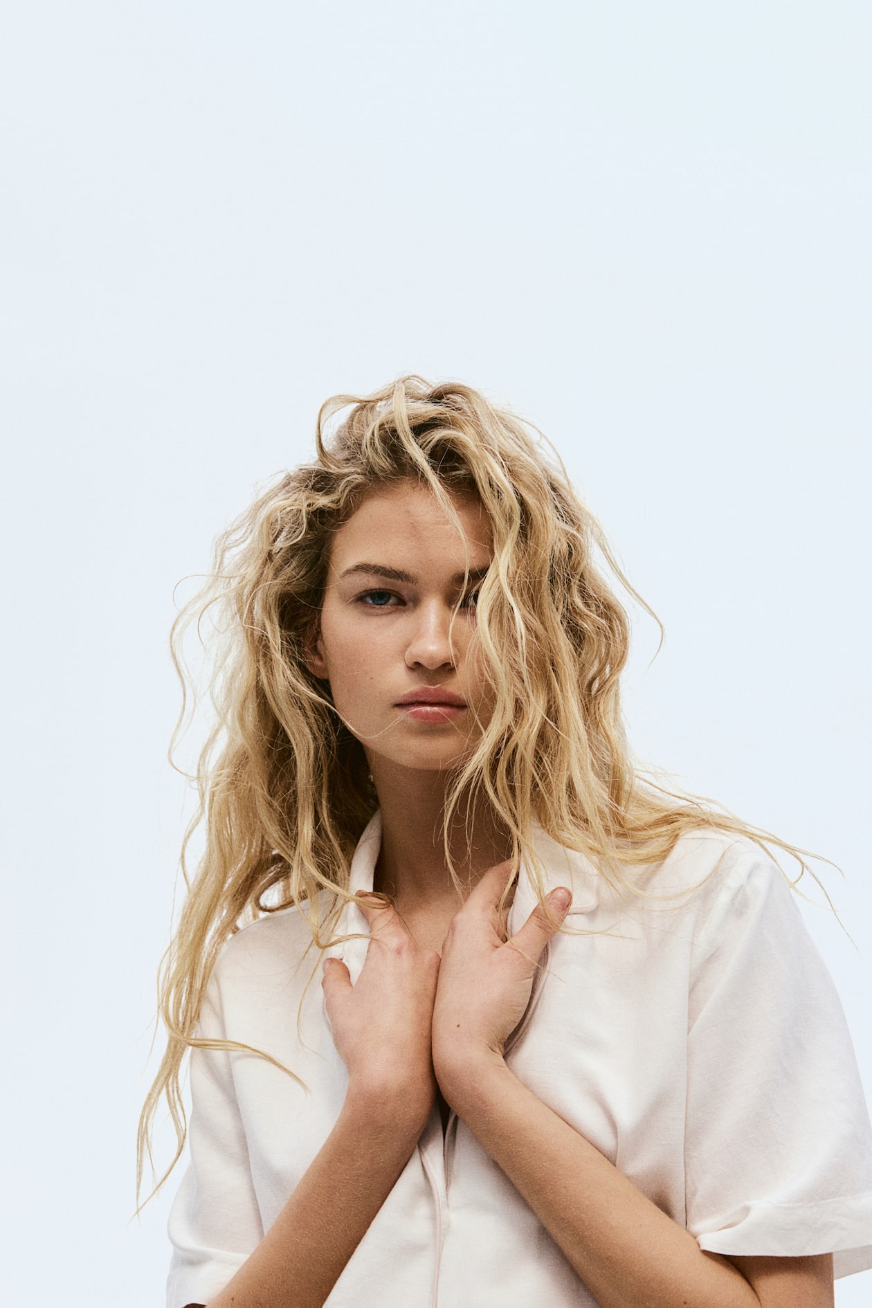 Women's White Linen-Blend Pajamas | H&M CA