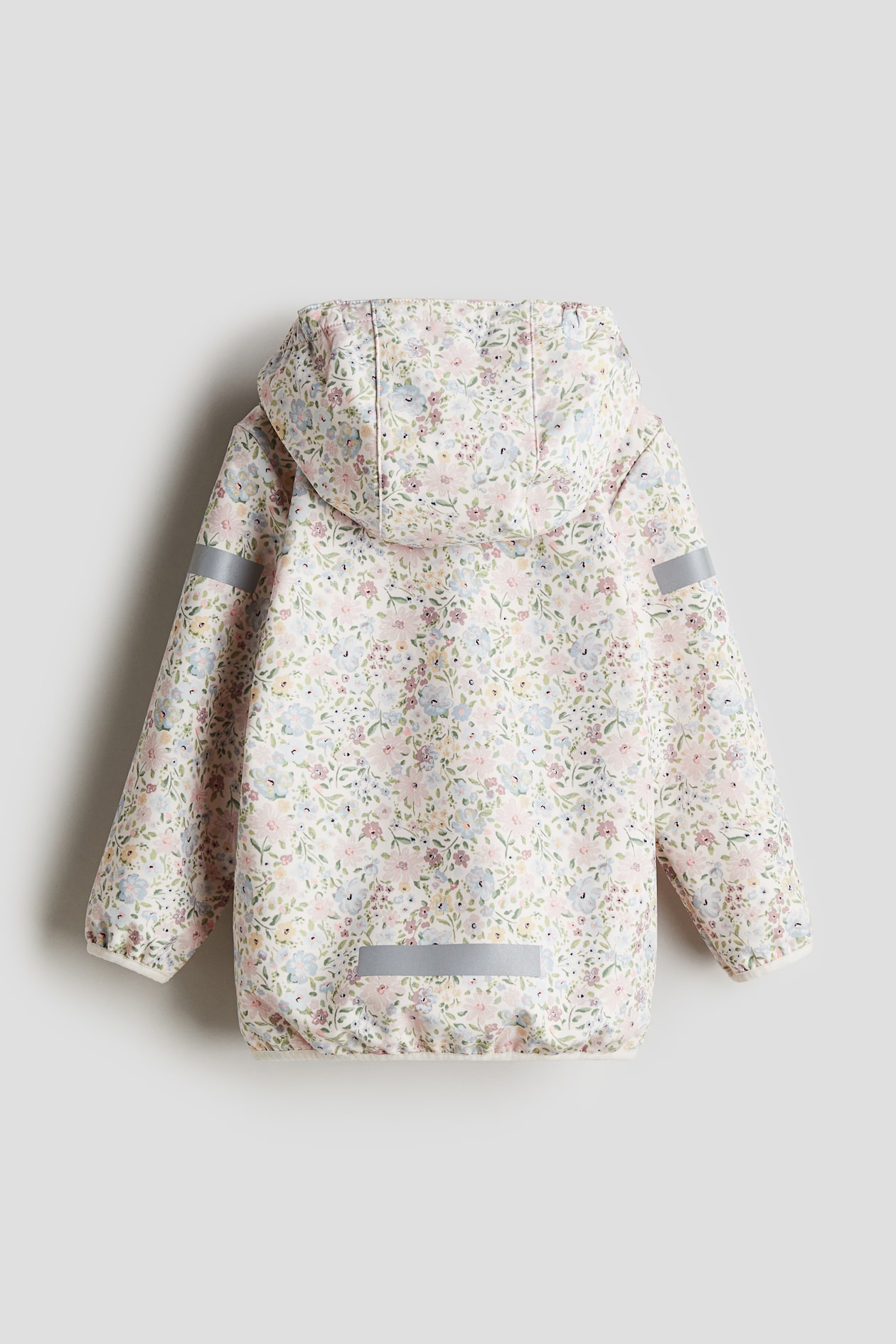 Water-resistant Softshell Jacket - Light beige/floral - Kids | H&M US
