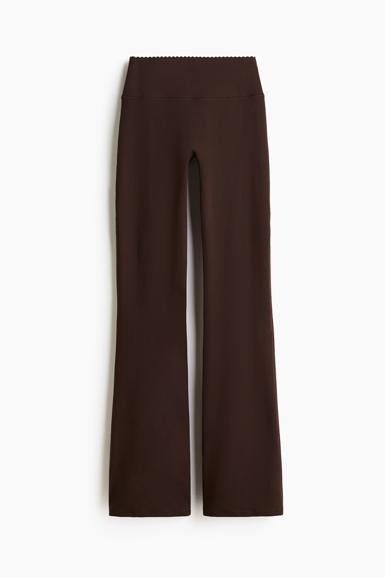 Women's Warm brown Flared sports leggings with SoftMove™ | H&M GB