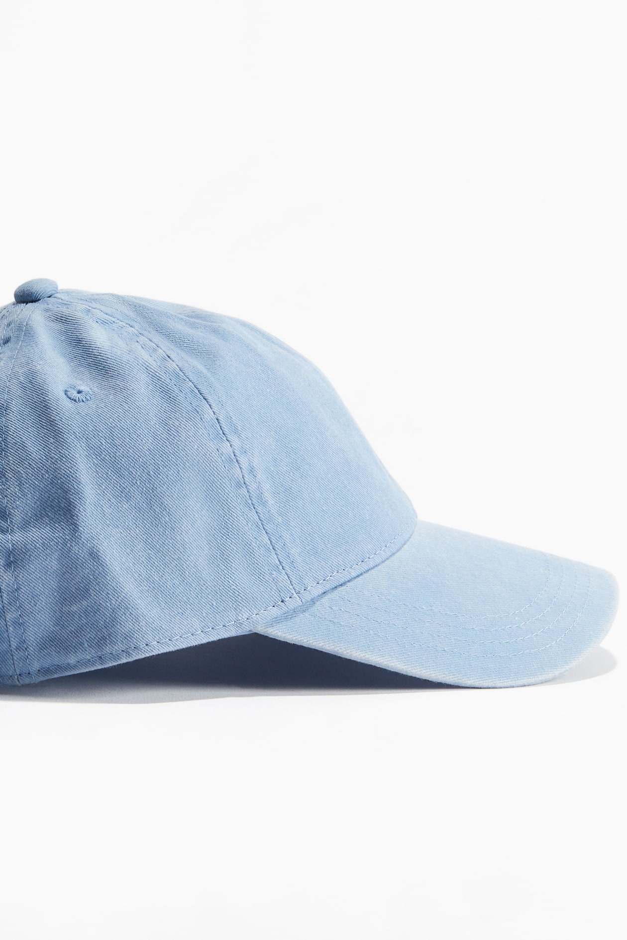 Washed Twill Cap - Light denim blue - Ladies | H&M US