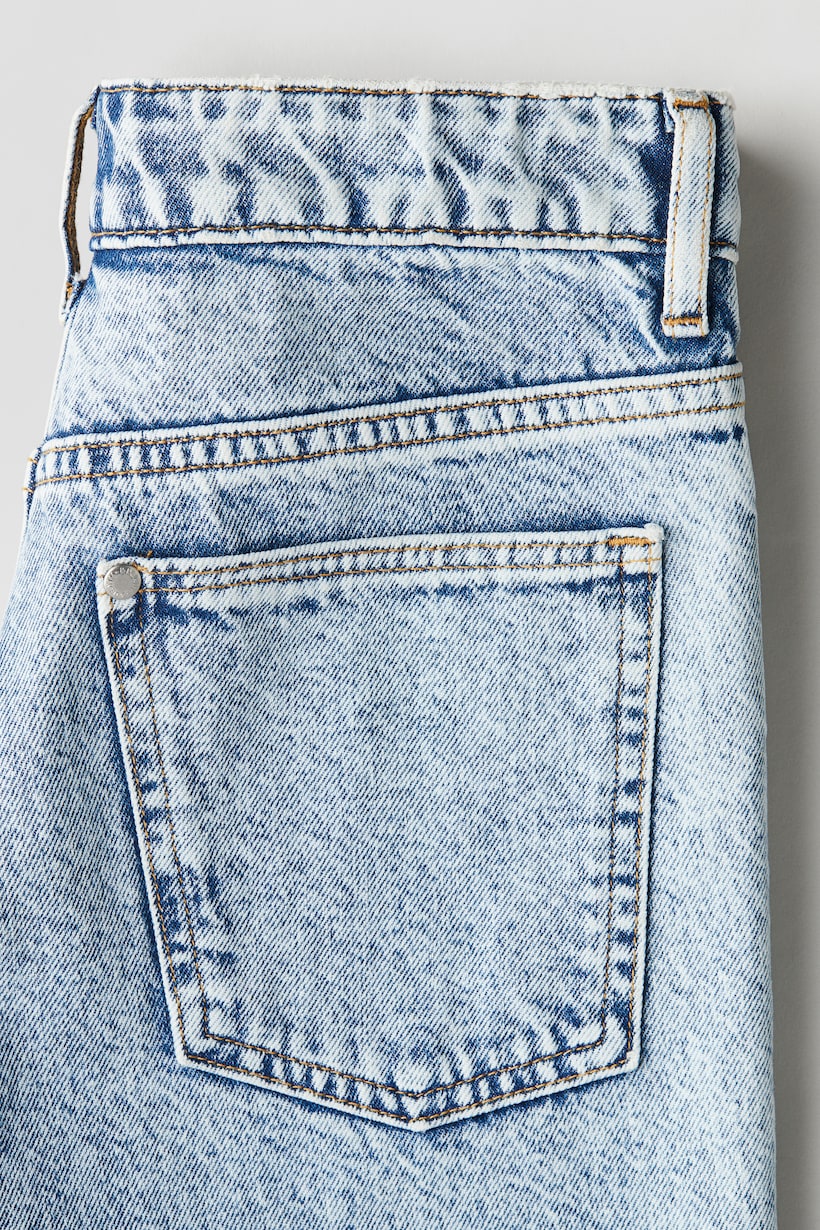 Short loose en denim - Bleu denim - ENFANT | H&M FR
