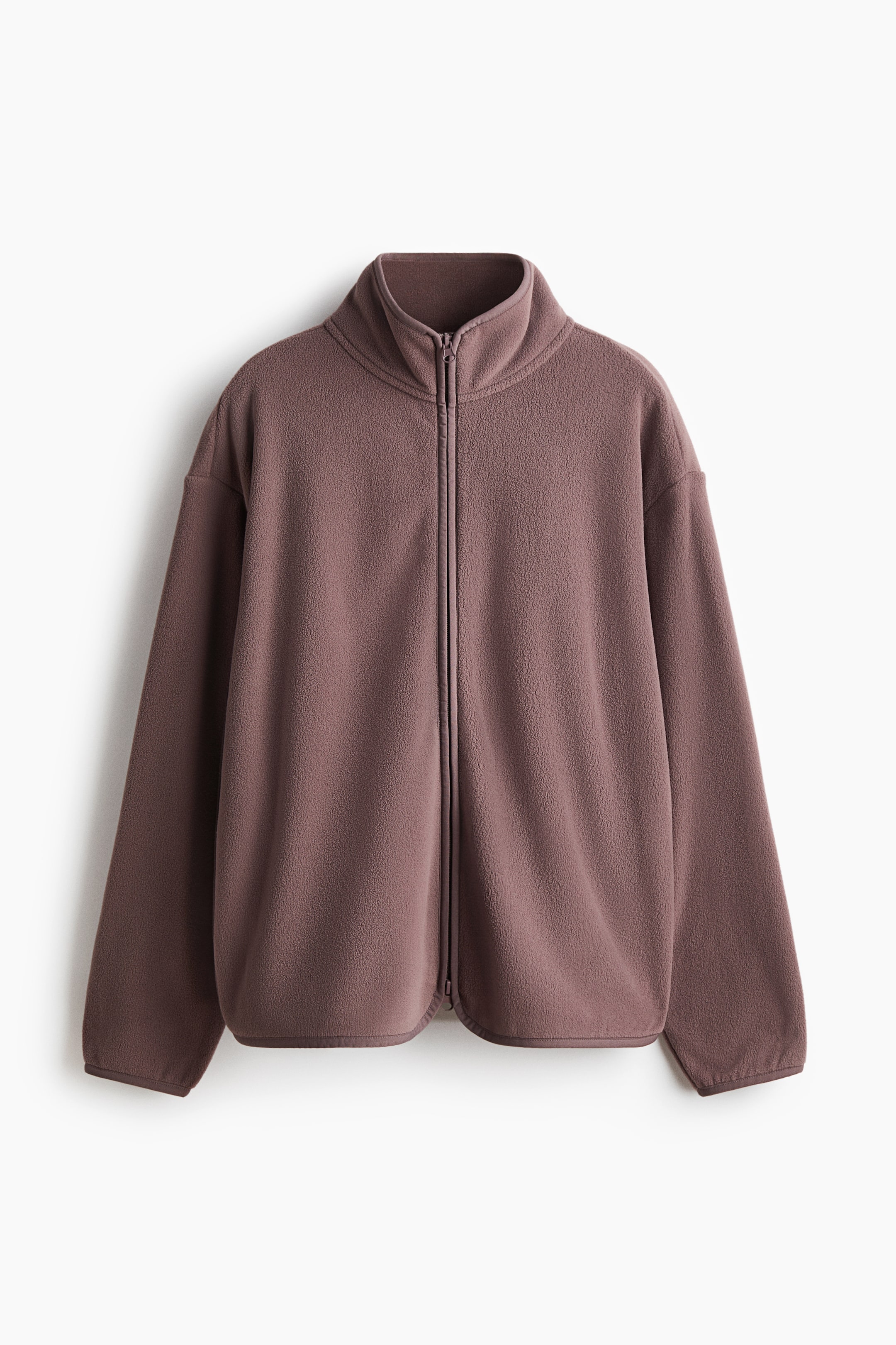 Women's Dusty purple Regular Fit Fleece sports jacket | H&M CA