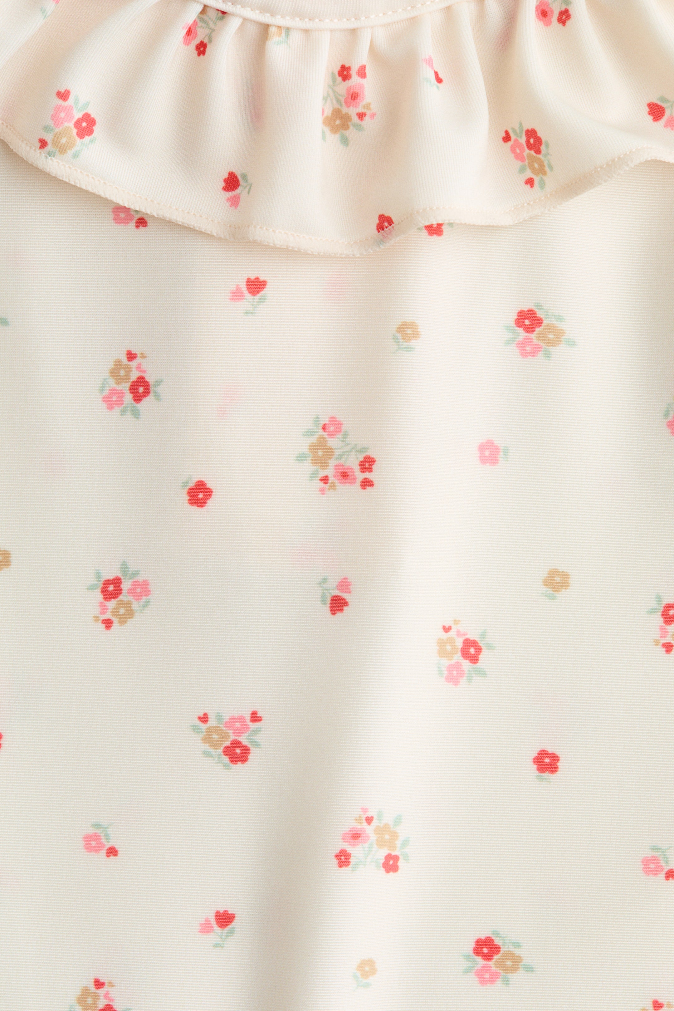 UPF 50 swim top - Cream/Floral - Kids | H&M IE