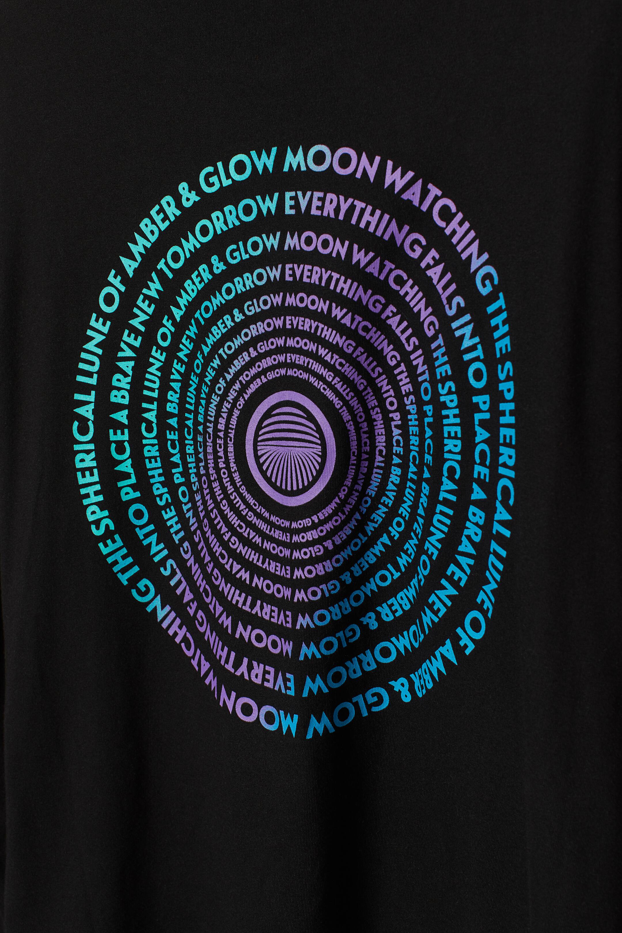 圖案平紋上衣 - 黑色/Spherical lune - Men | H&M HK