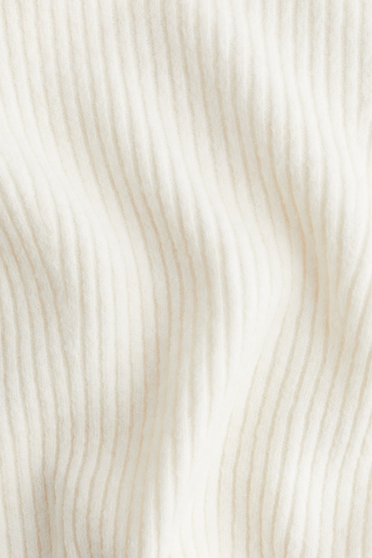 Rib-Knit Off-the-Shoulder Dress - White - Ladies | H&M US