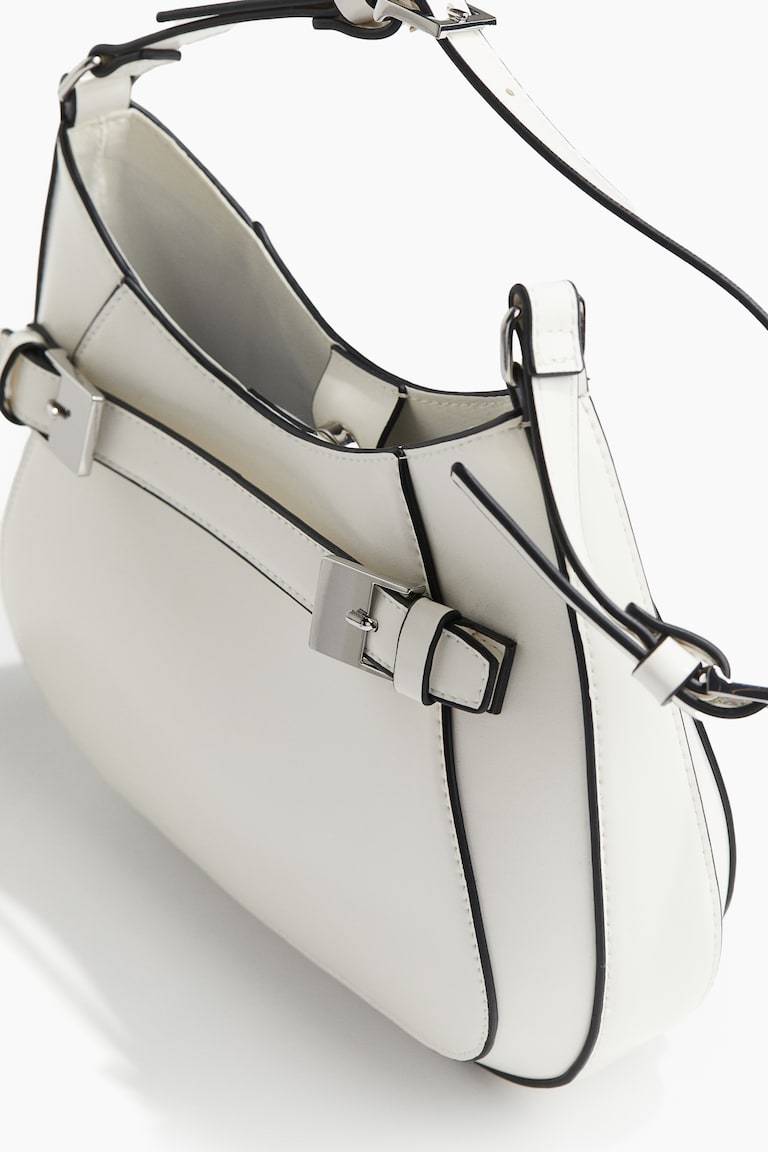 Strap-Detail Shoulder Bag - White - Ladies | H&M US