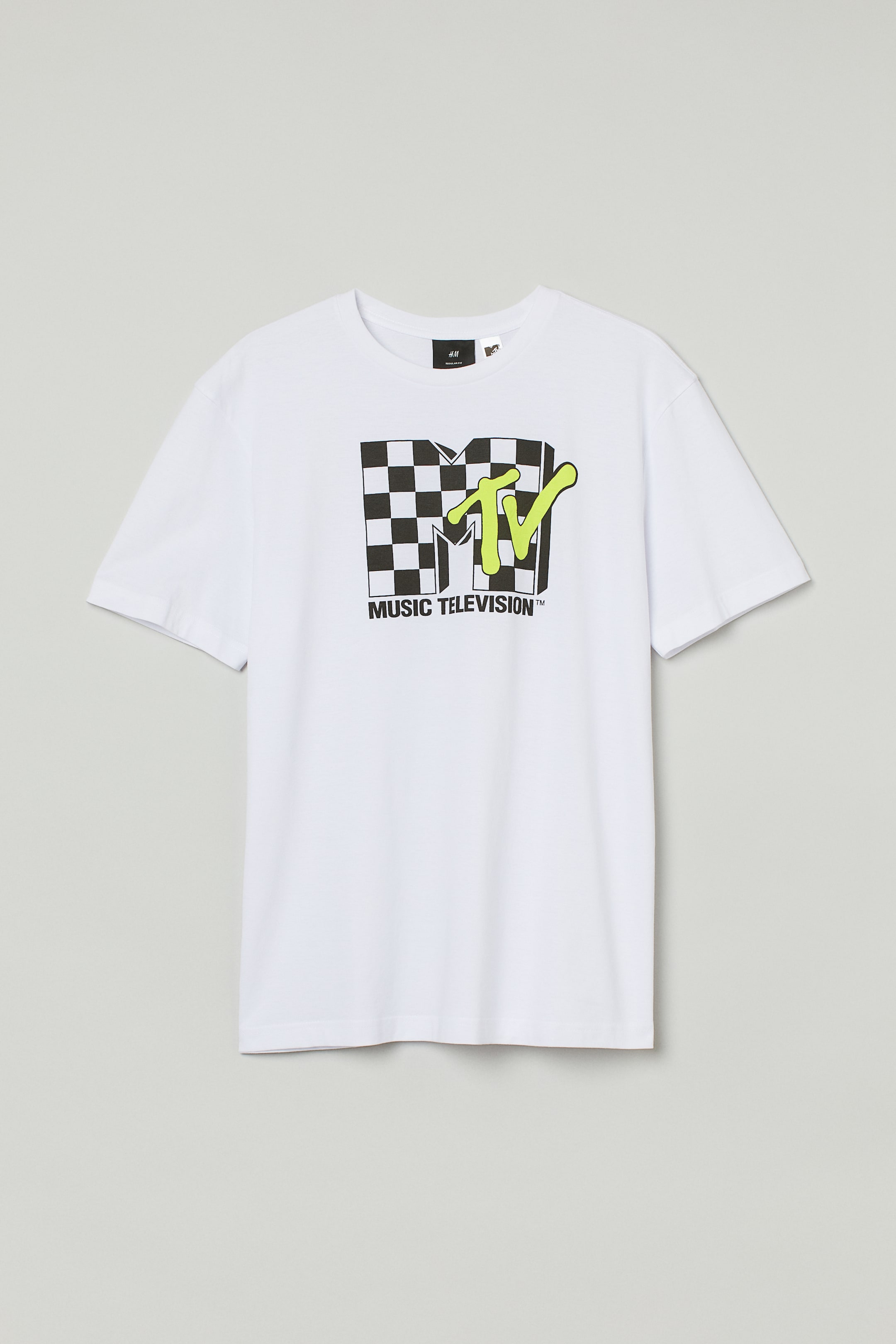 Majica Regular Fit - Bela/MTV - Men | H&M RS