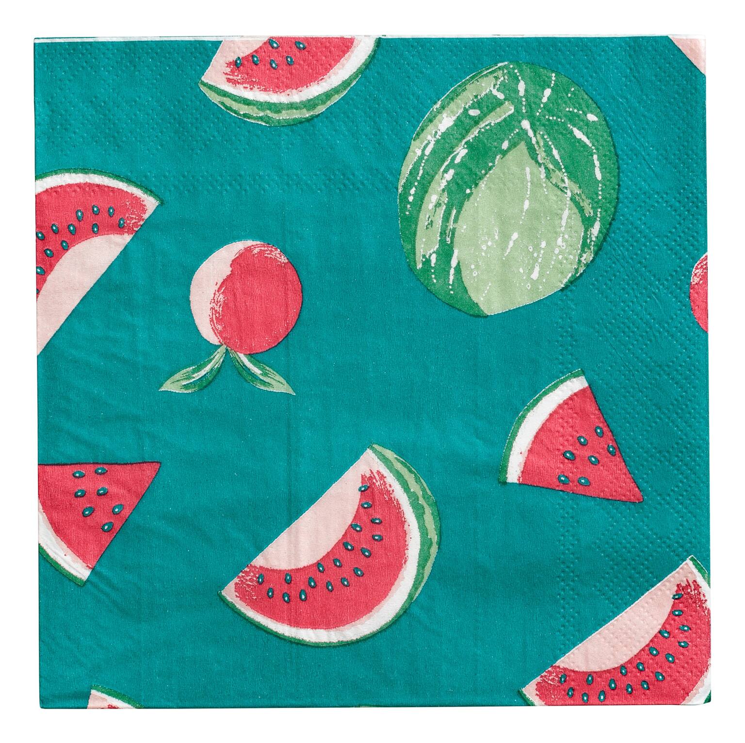 Paper Napkins - Turquoise/fruit - Home All | H&M US