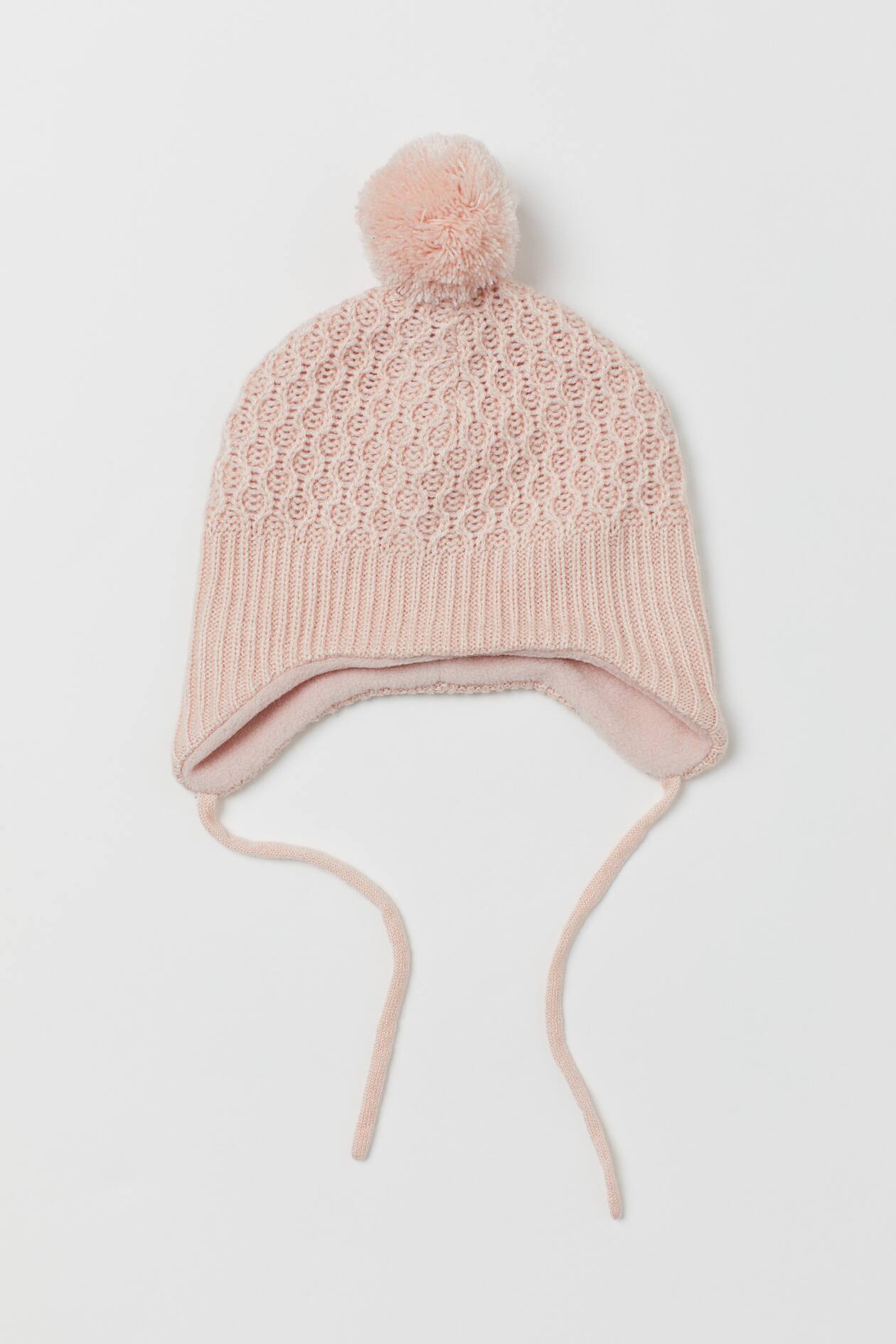 Fleece-lined hat - Light pink - Kids | H&M GB
