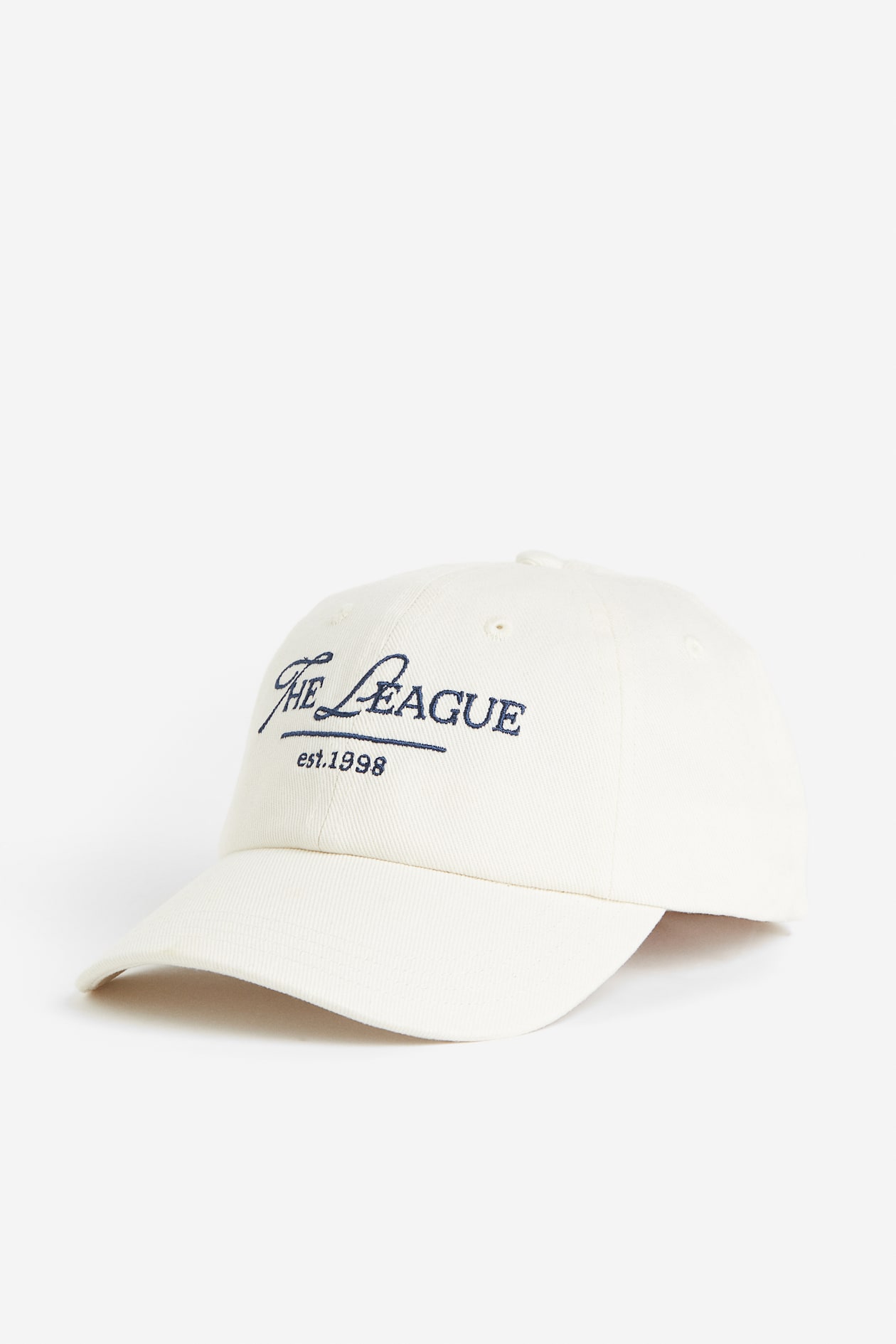 Women's Cream/The League Twill Cap with Text Motif | H&M CA