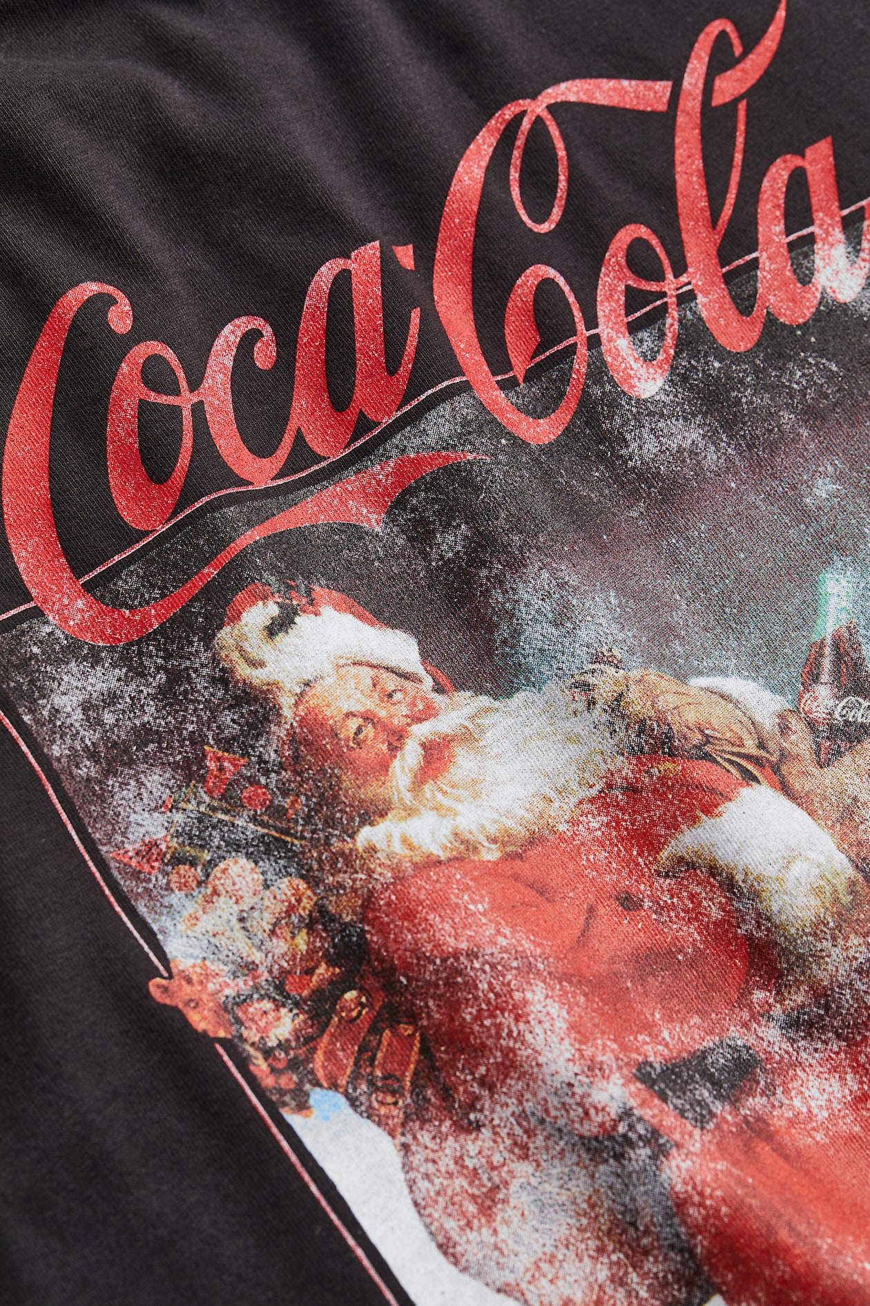Women's Dark grey/Coca-Cola Oversized printed T-shirt | H&M SG